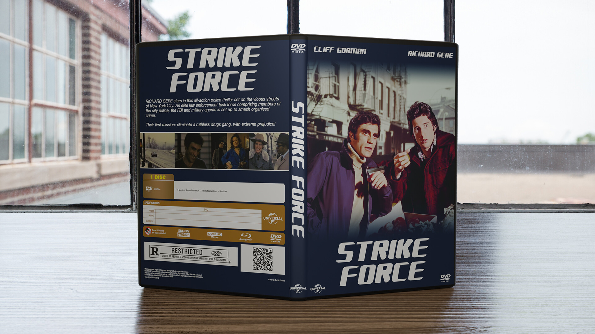 ArtStation - Strike Force (1975) Custom DVD Cover