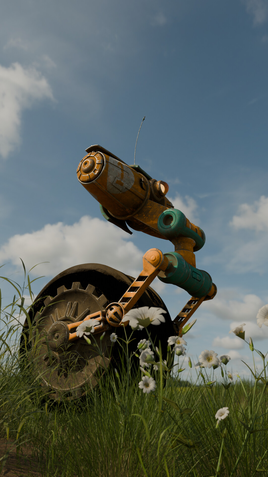 ArtStation - Wheel Robo