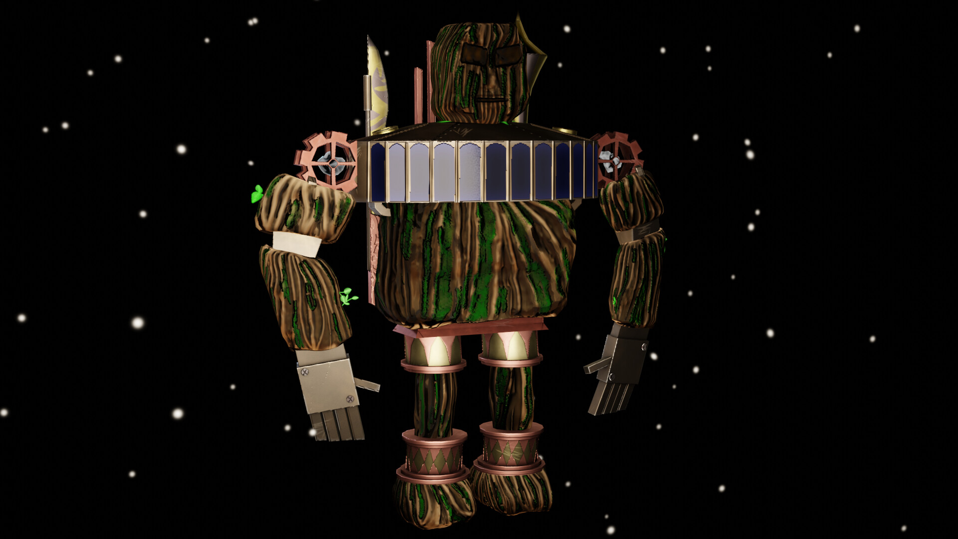 ArtStation - Steampunk Fantasy Golem | 3D Character