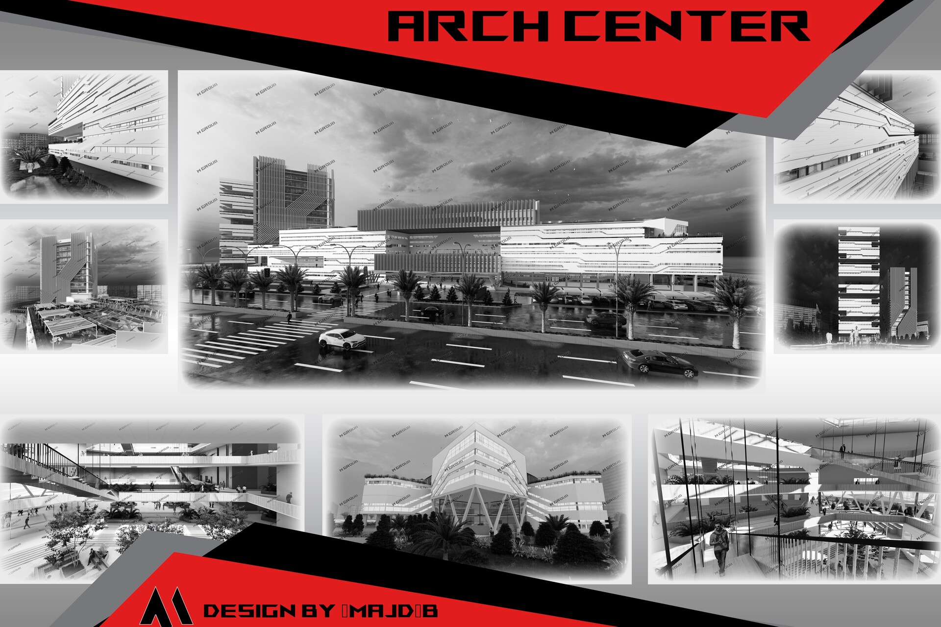 ArtStation - ARCH CENTER (full project)