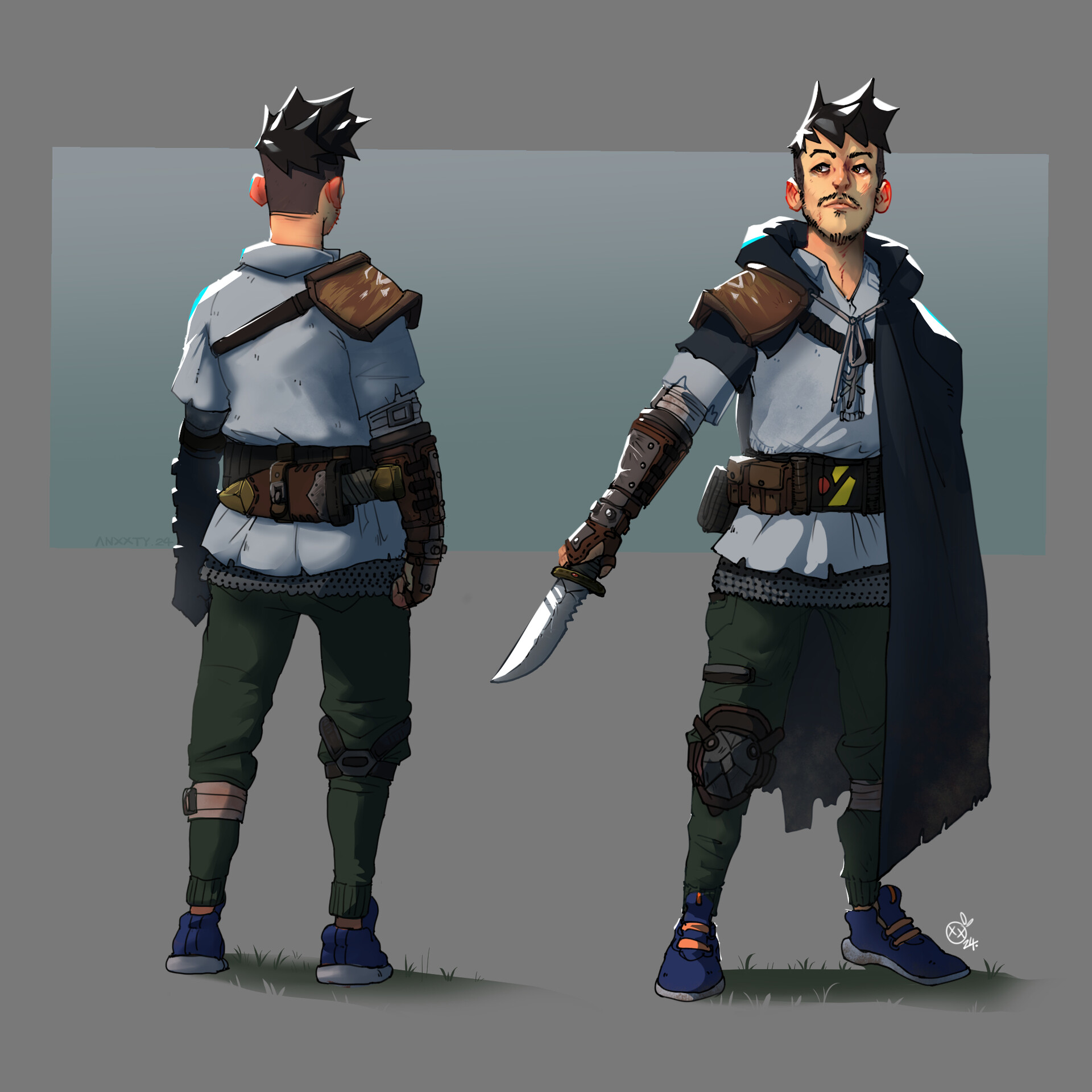 ArtStation - apocalyptic thief guy