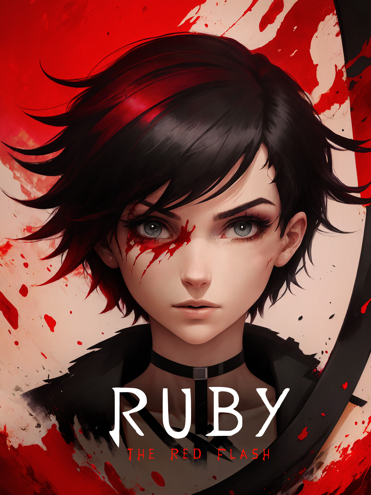 ArtStation - Ruby Rose Art Poster - RWBY
