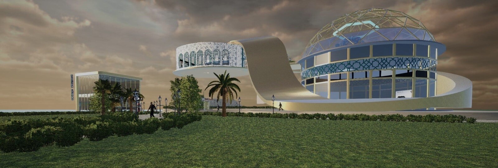 ArtStation - Futuristic Bank Concept