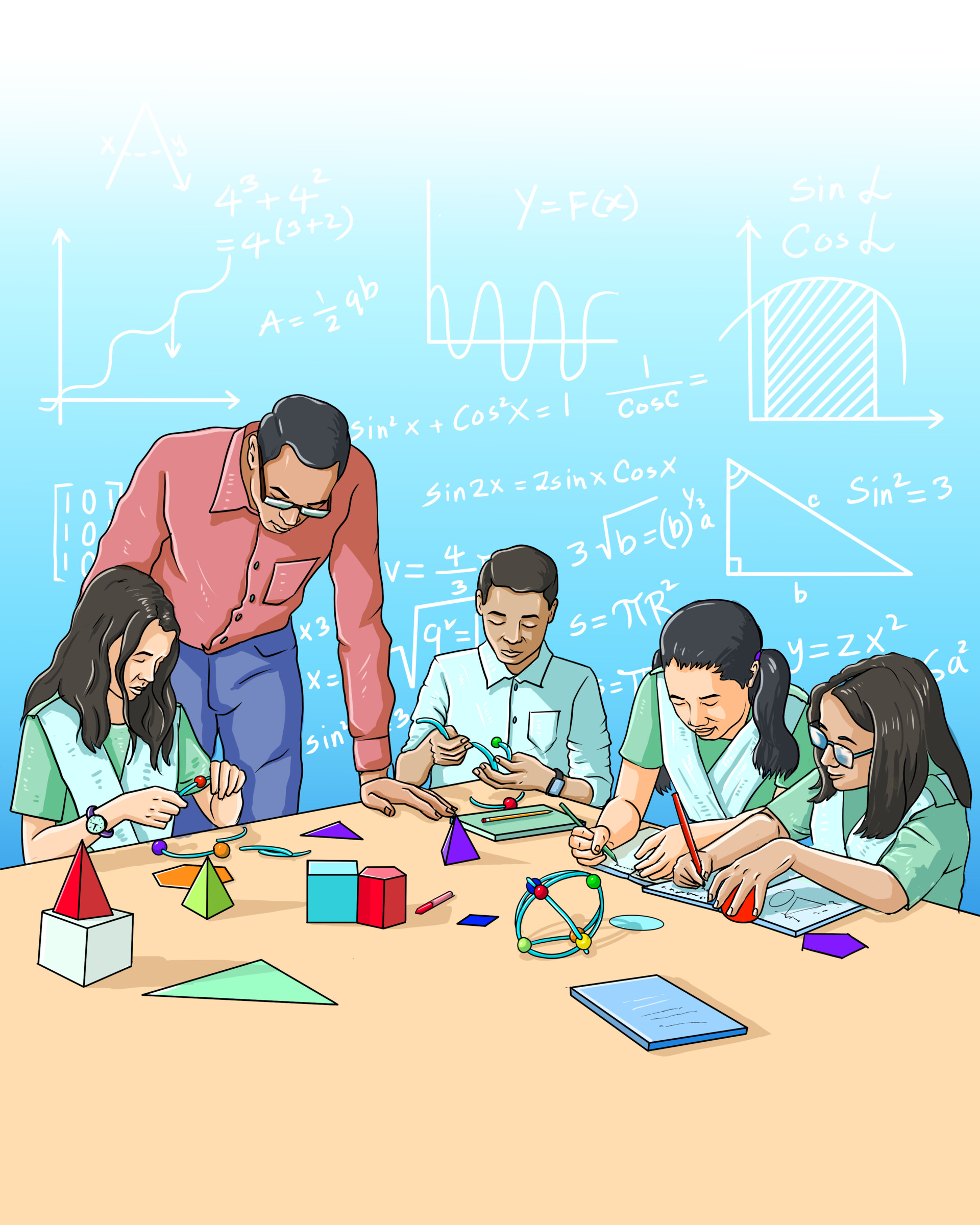 ArtStation - Book Cover : Mathematics, Lecture Guide 2024