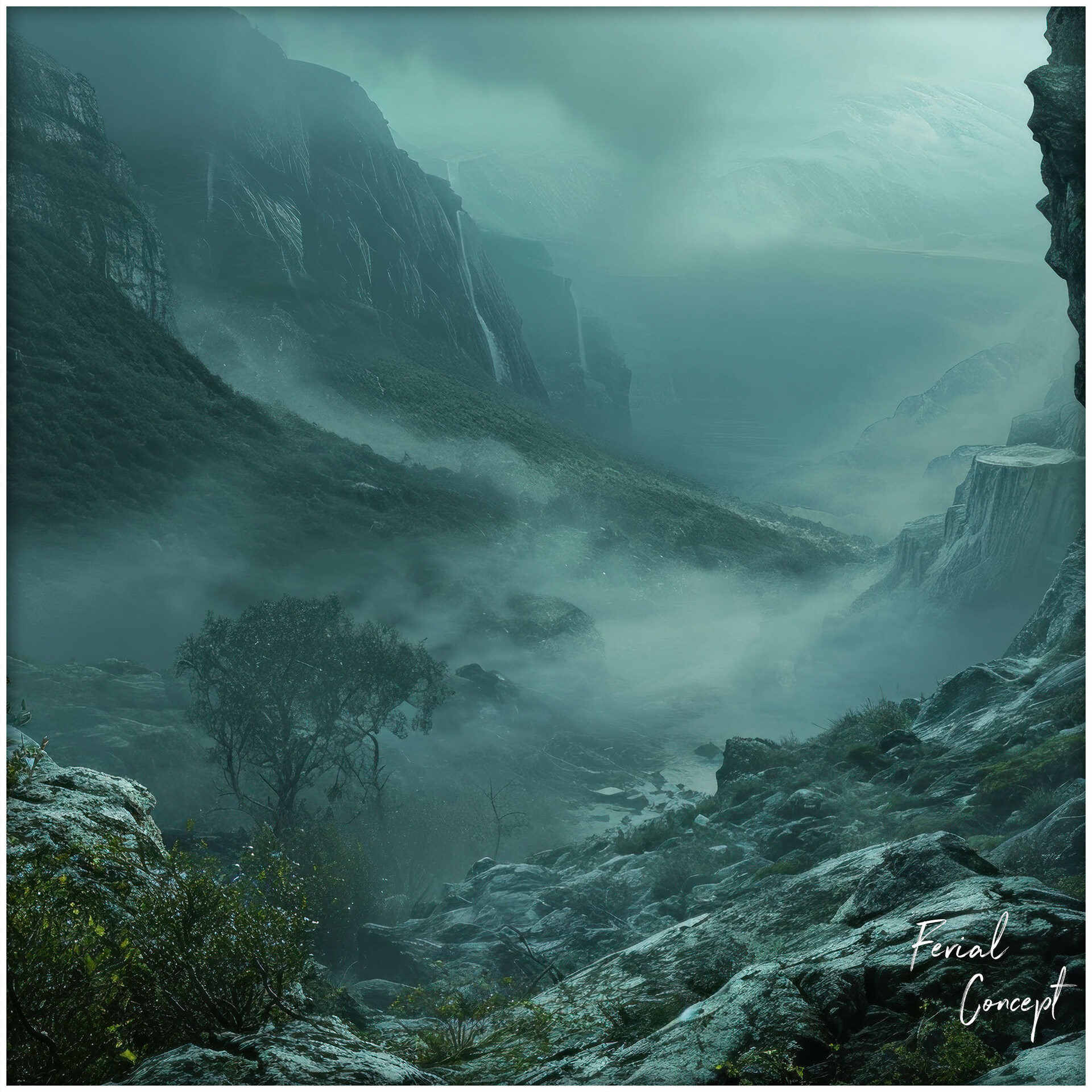 ArtStation - 🔹210 Valley of Ghosts Environment Concept Reference Image ...