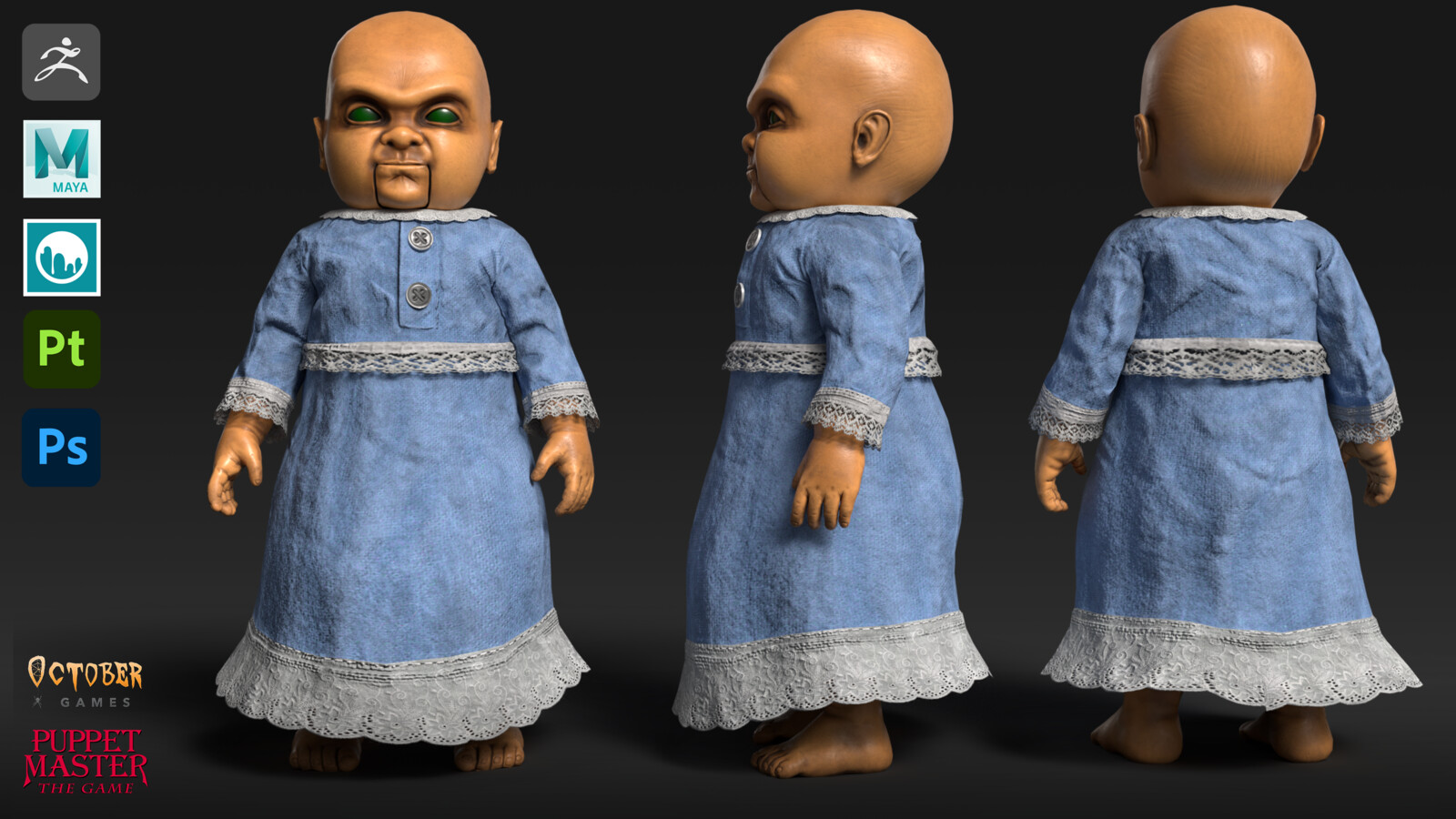 Drake Kazmierczak - Baby Oopsie Daisy - 3D Model and Animation - Puppet ...