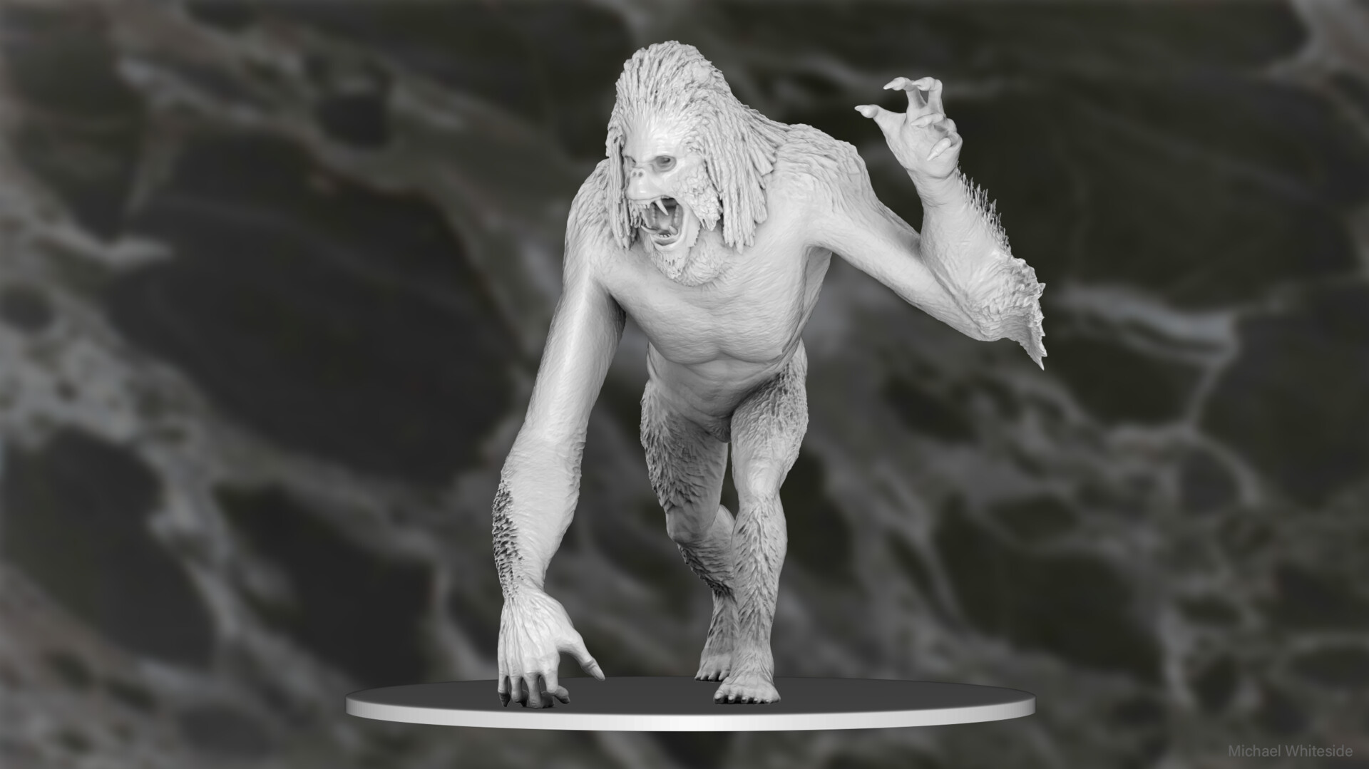 ArtStation - Sasquatch Miniature