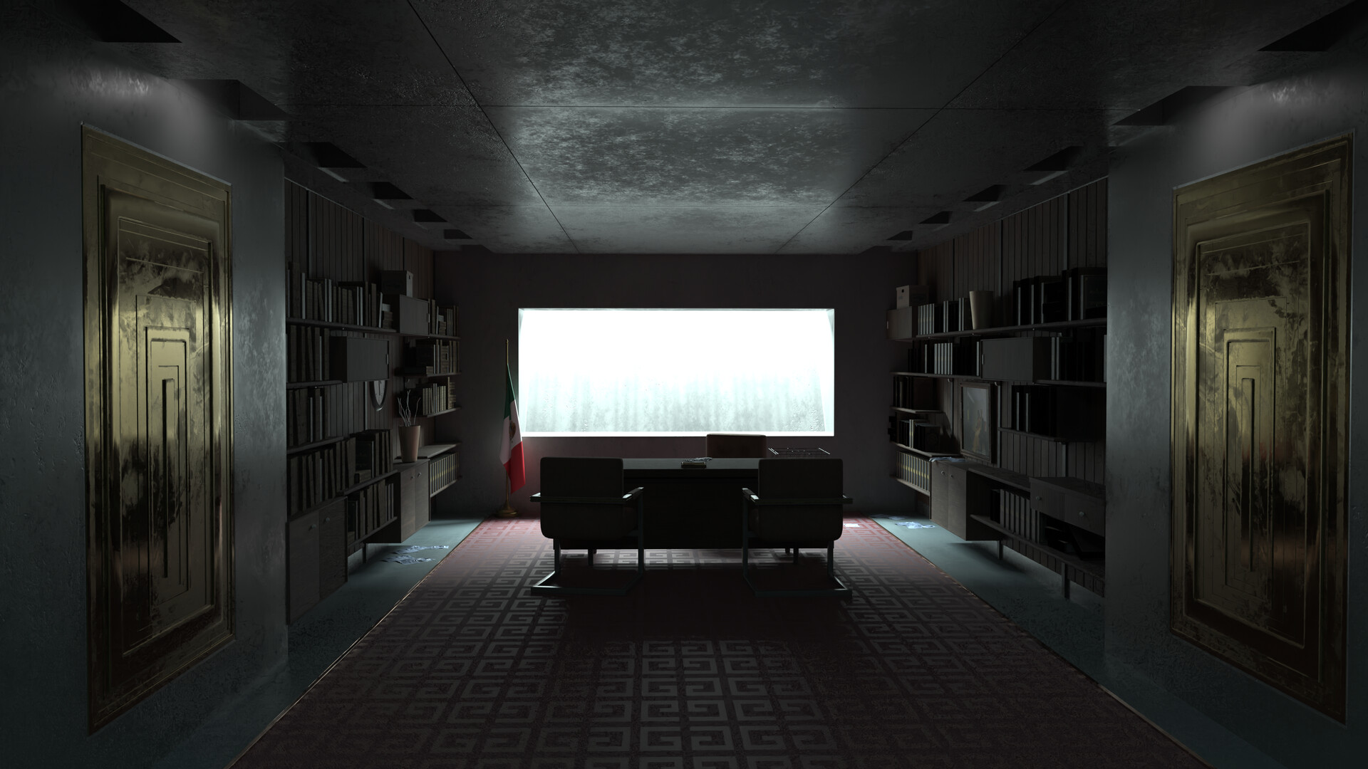 ArtStation - CONTROL inspired scene