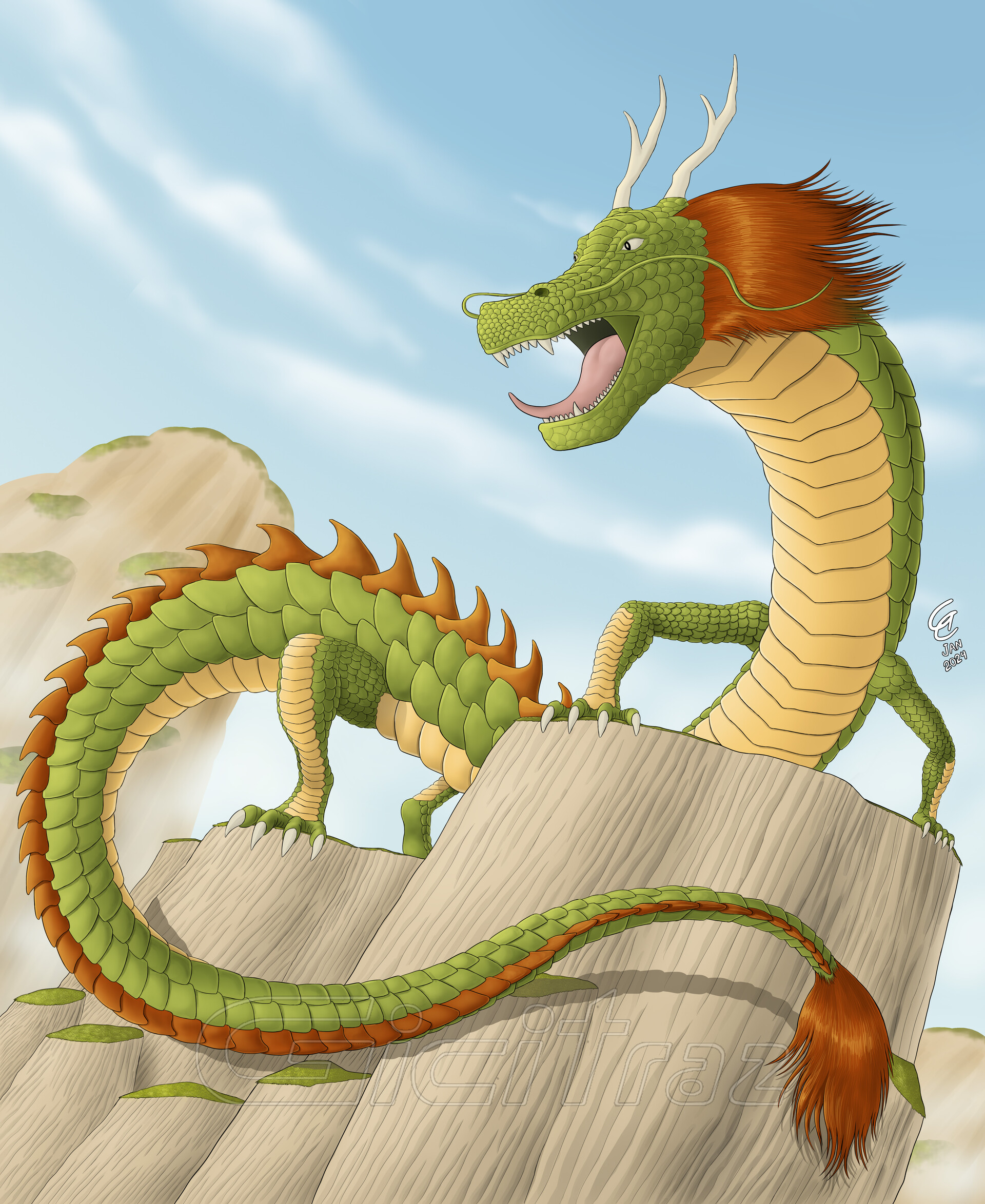 ArtStation - Chinese dragon