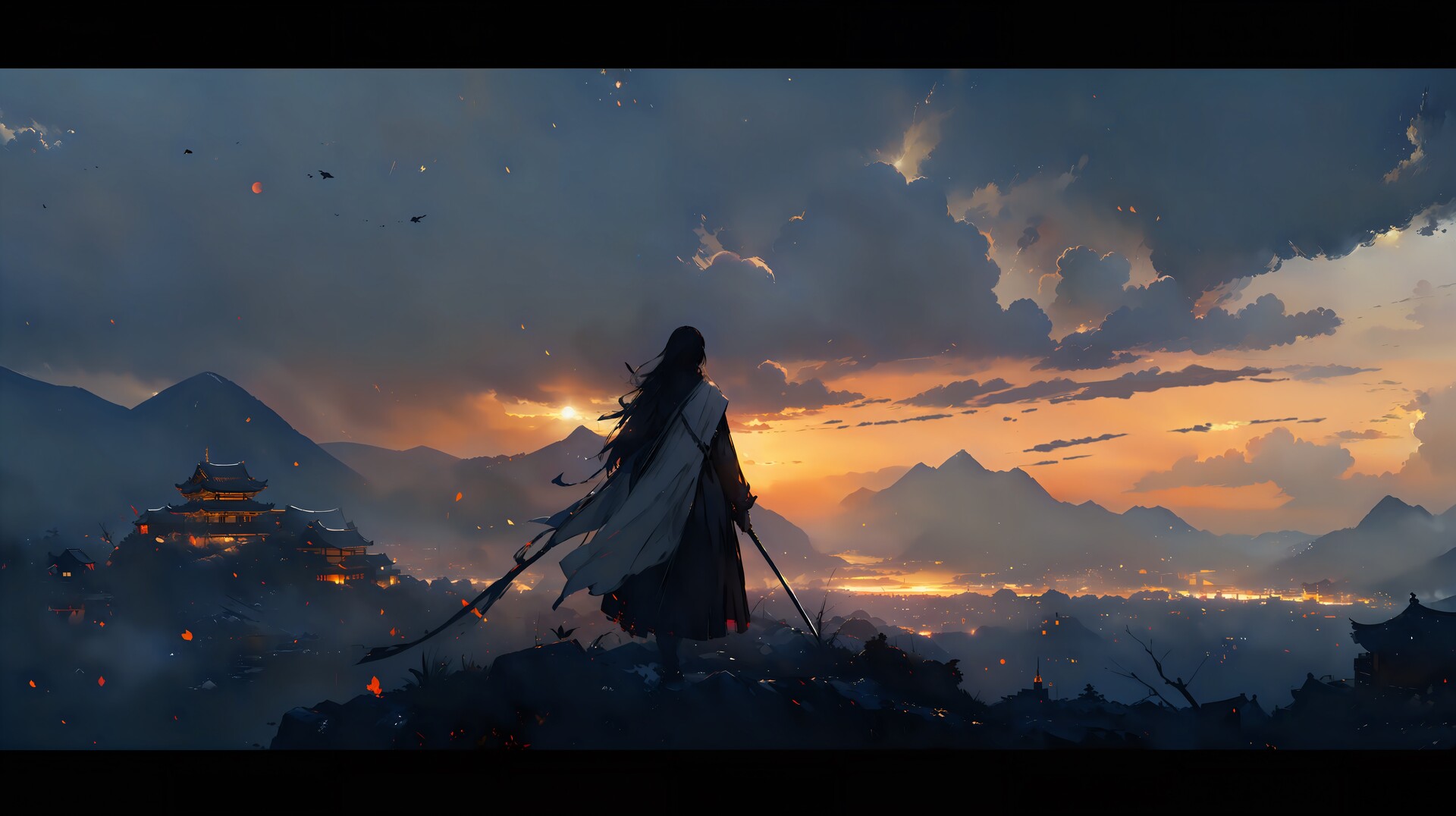 ArtStation - Lonely warrior