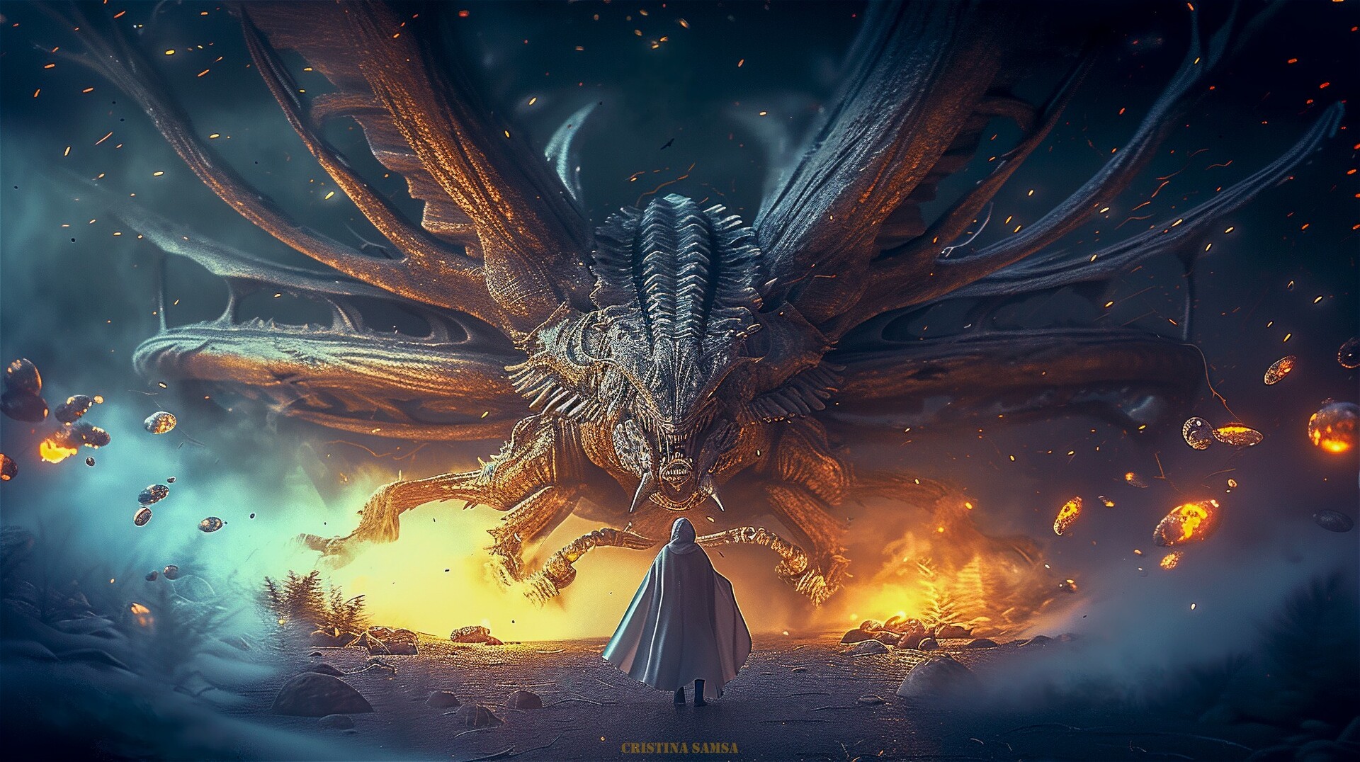 ArtStation - "Invocation of the Terraforming Dragon Dragonfly"