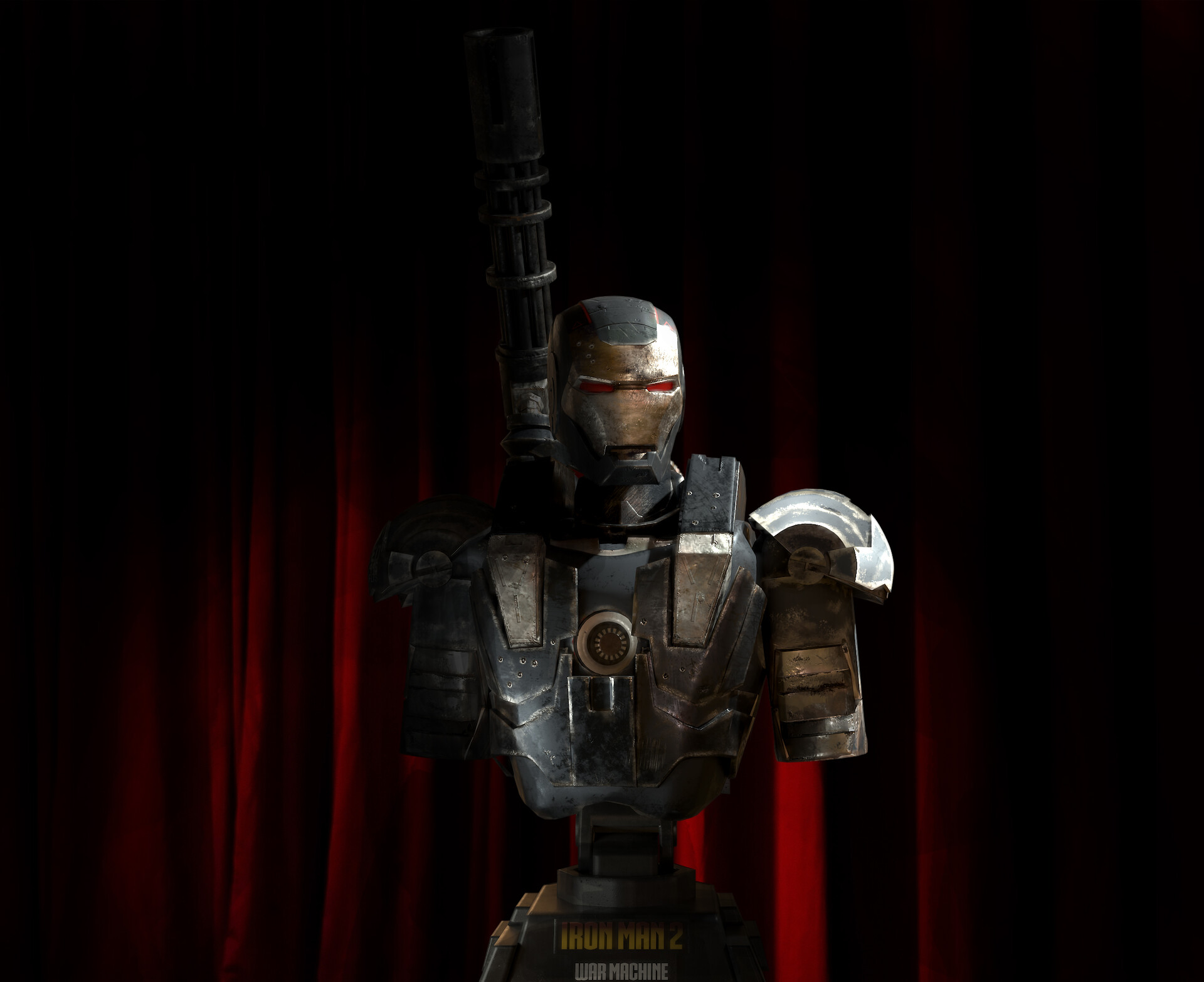 ArtStation - War Machine Bust (2022)