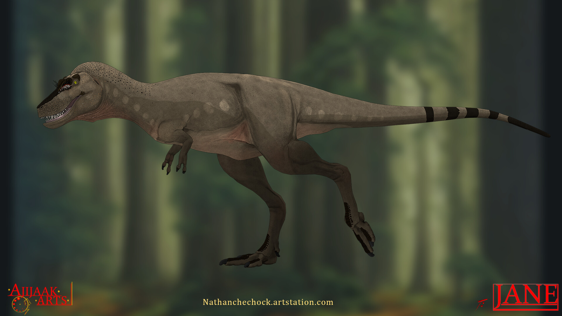 ArtStation - Sub-Adult Tyrannosaurus Rex (Jane)