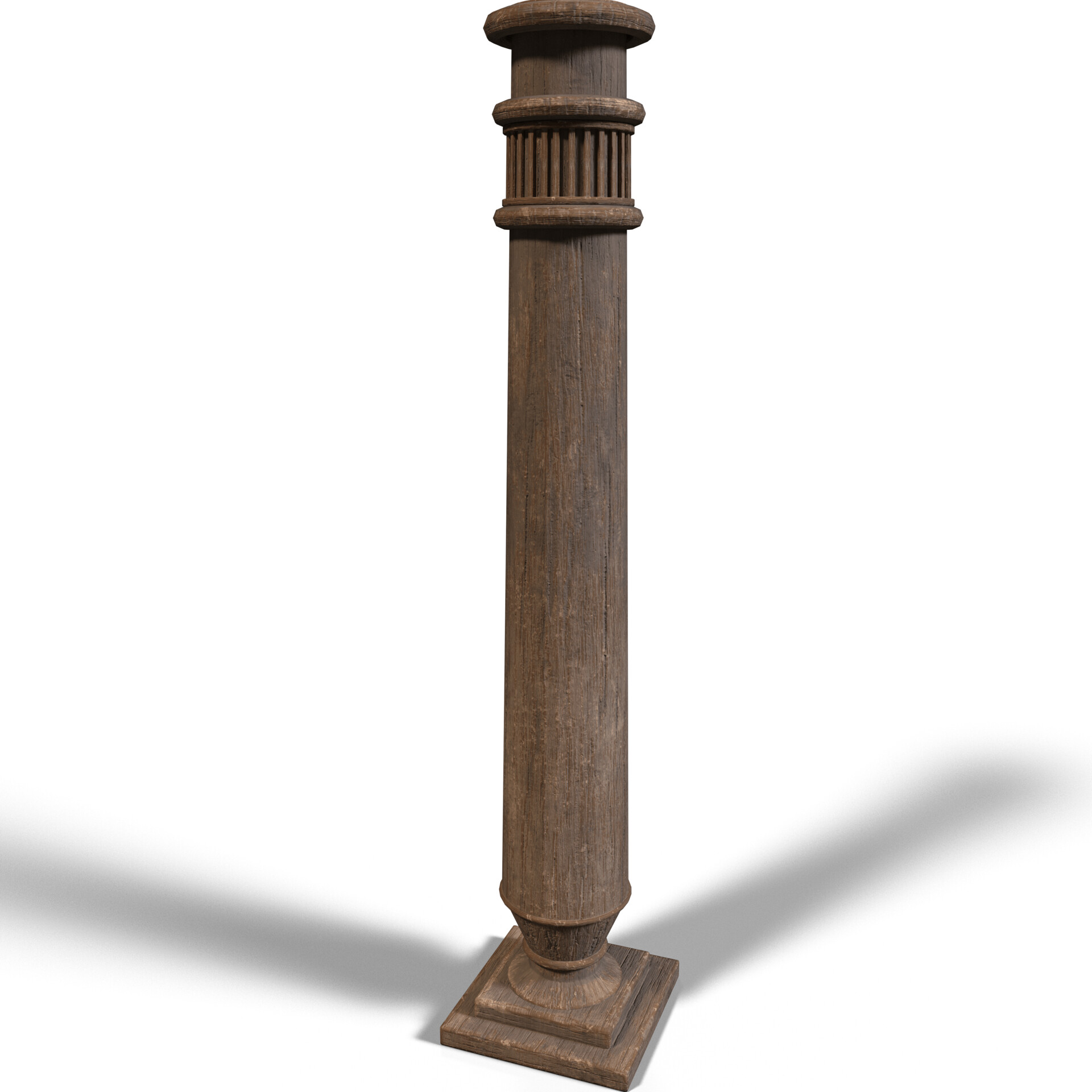 ArtStation - wooden pillor