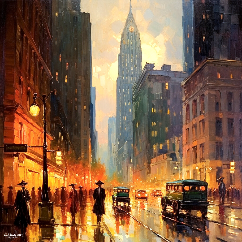 ArtStation - New York City in the early 1900's