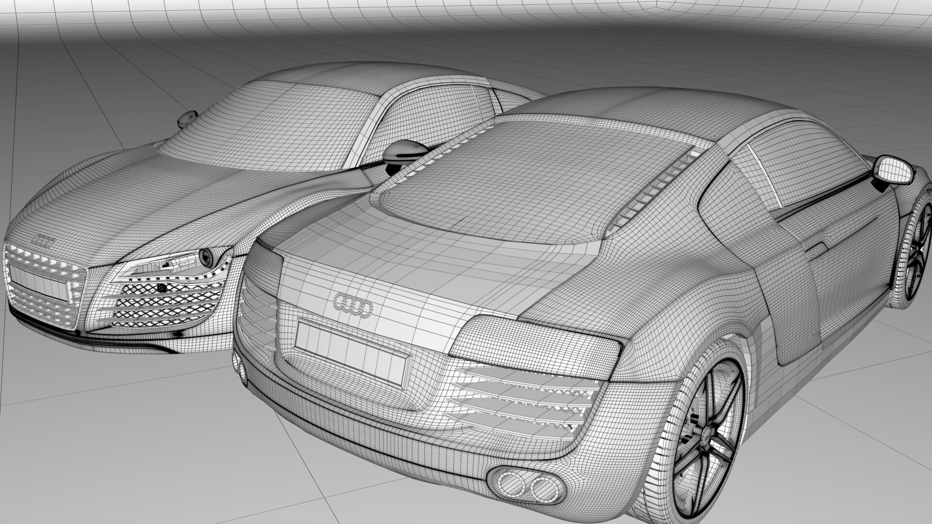AKASHDEEP SINGH - Audi R8 3D Model