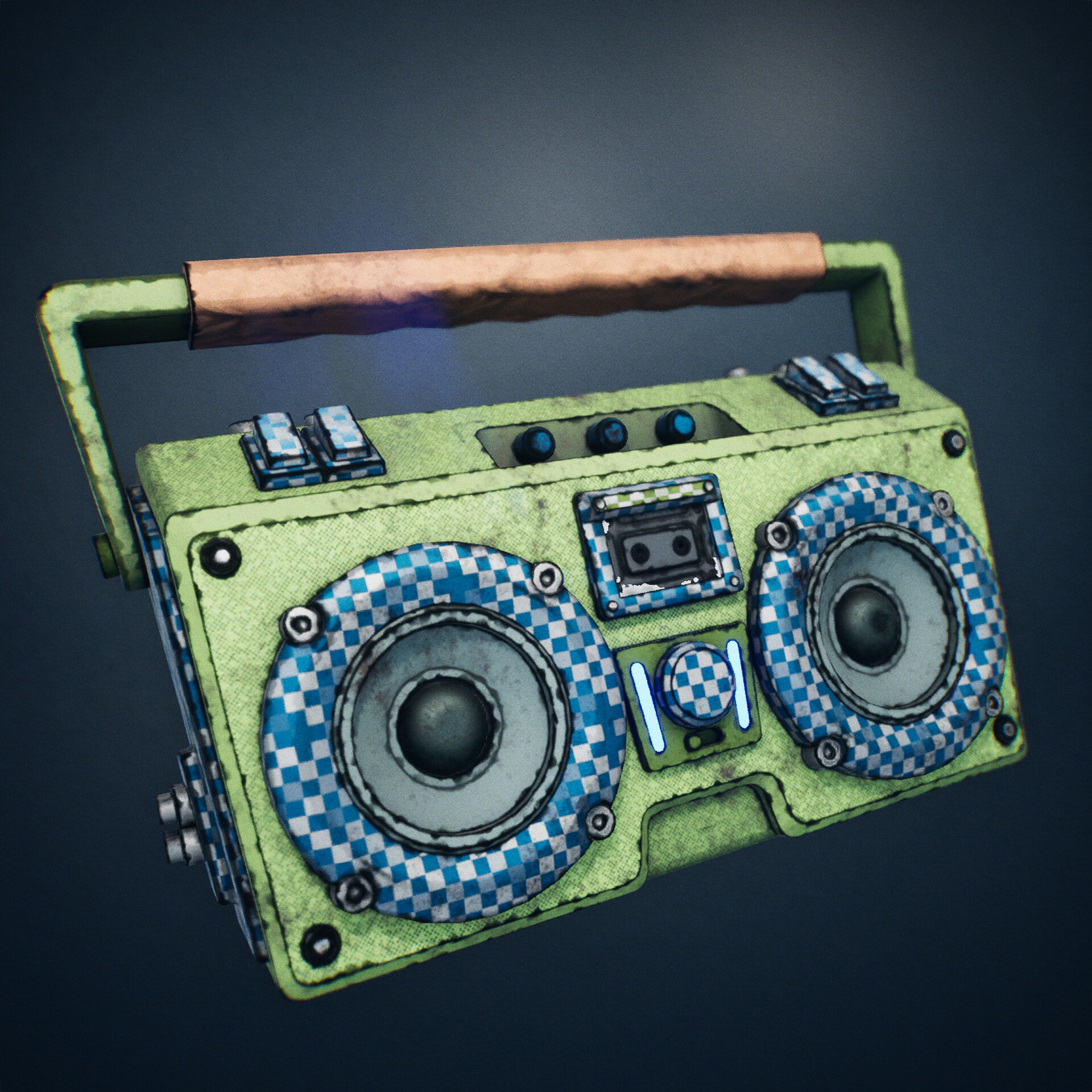 ArtStation - Game-ready Stylized BoomBox | Props | Unreal Engine