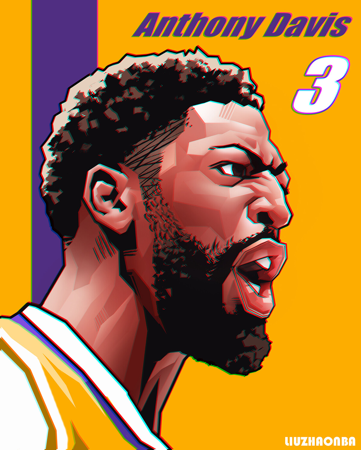 ArtStation - NBA Anthony Davis