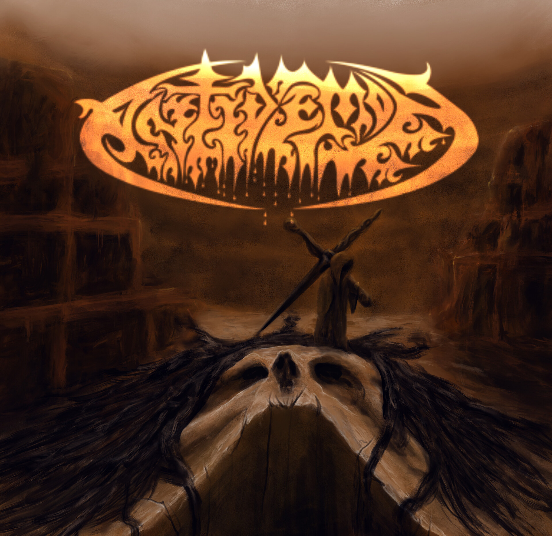 ArtStation - Antidemon Cover (homage)