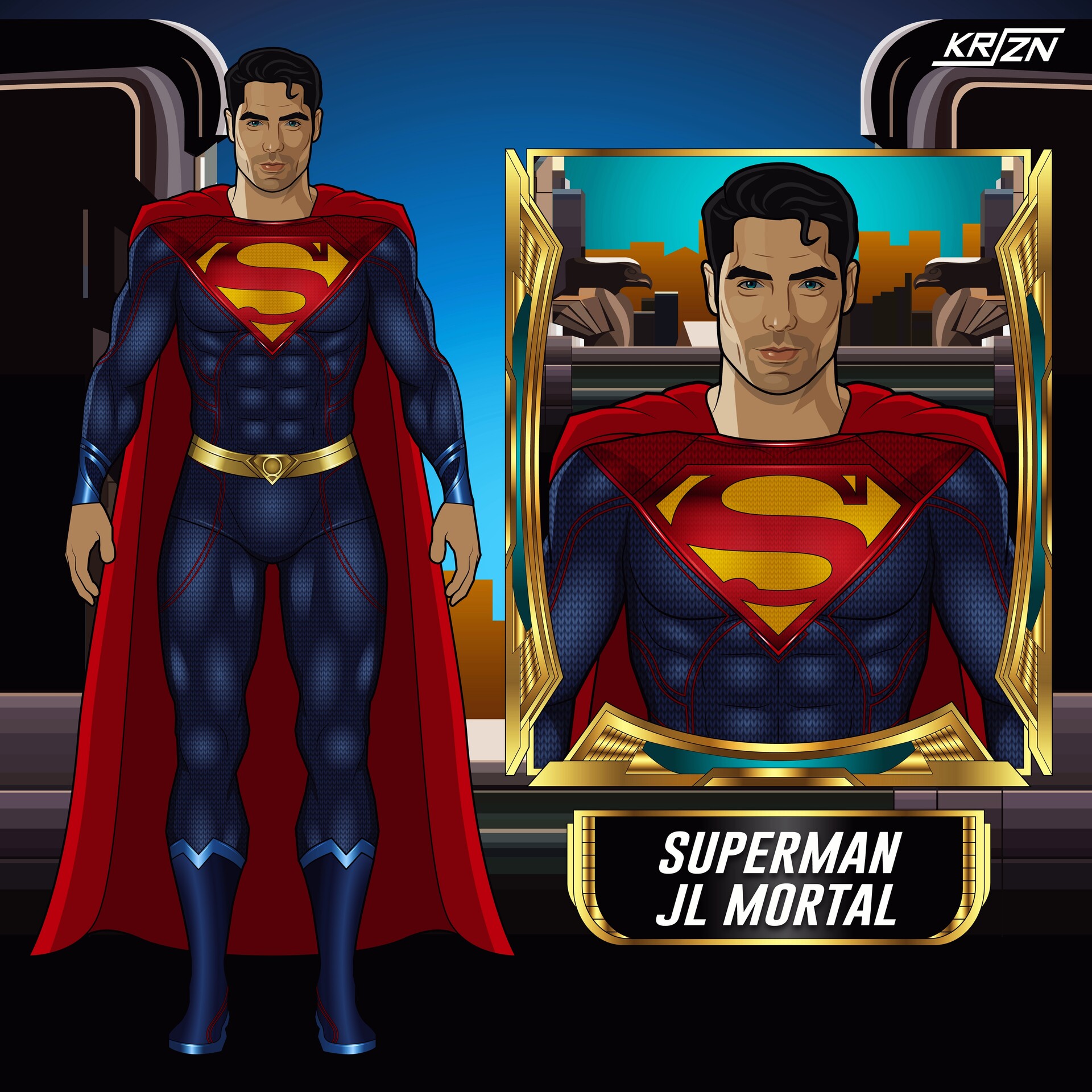 ArtStation - DJ Cotrona Superman Justice Legue Mortal