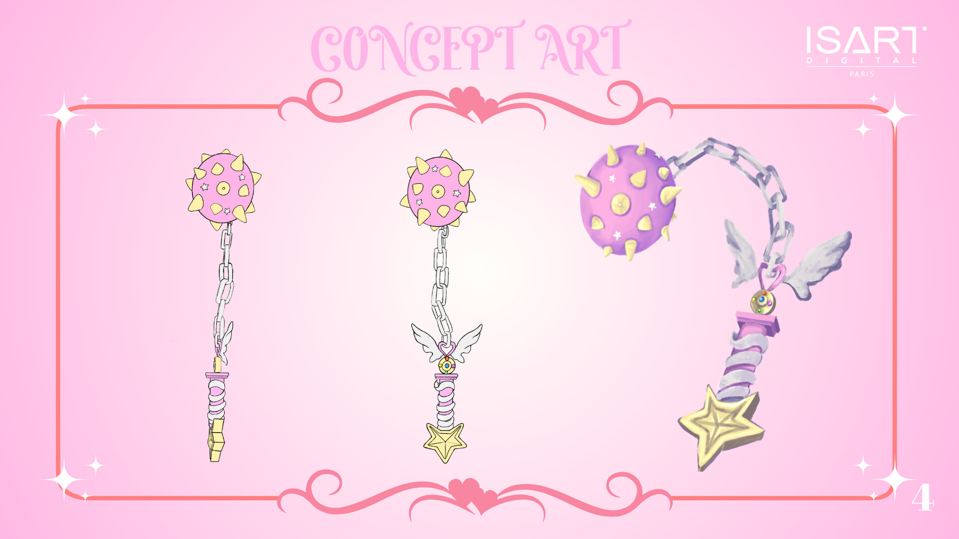 Marie-Alice BLIND - Magical Girl's Flail (Epic Sword) - Weapon Concept