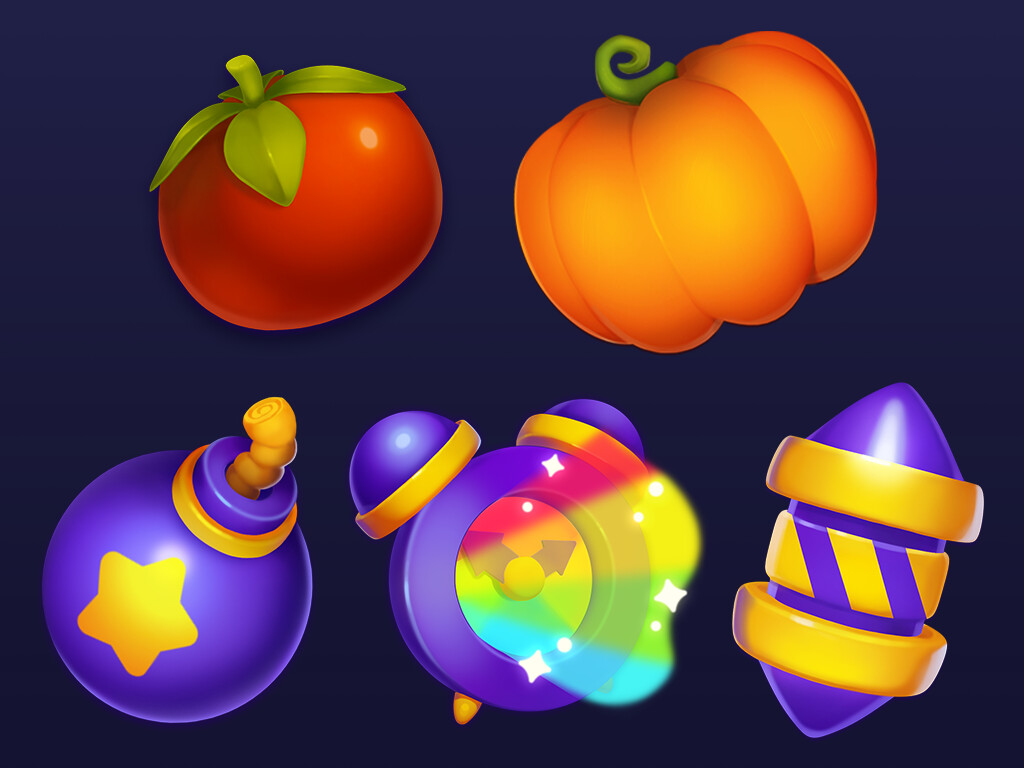 ArtStation - [gui] game assets icons