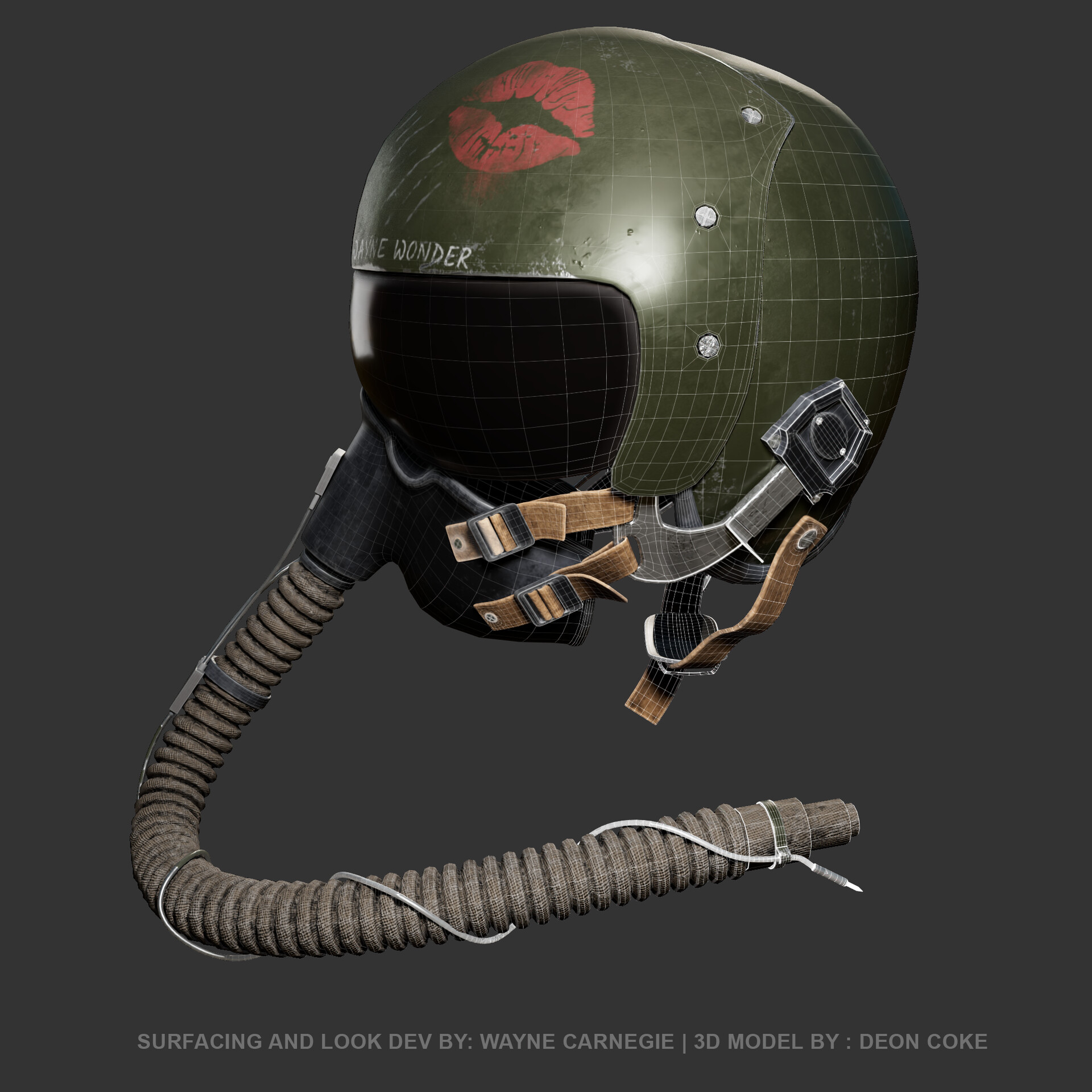 WAYNE CARNEGIE - Fighter Pilot Helmet