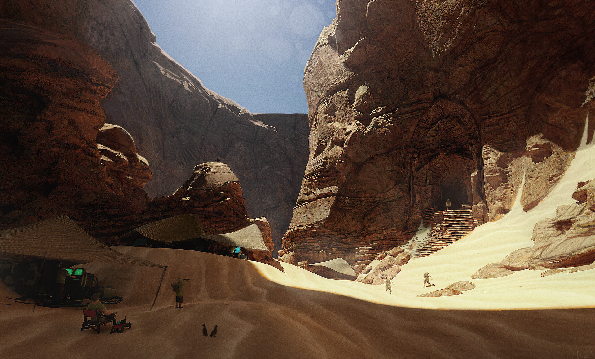 ArtStation - Canyon discovery