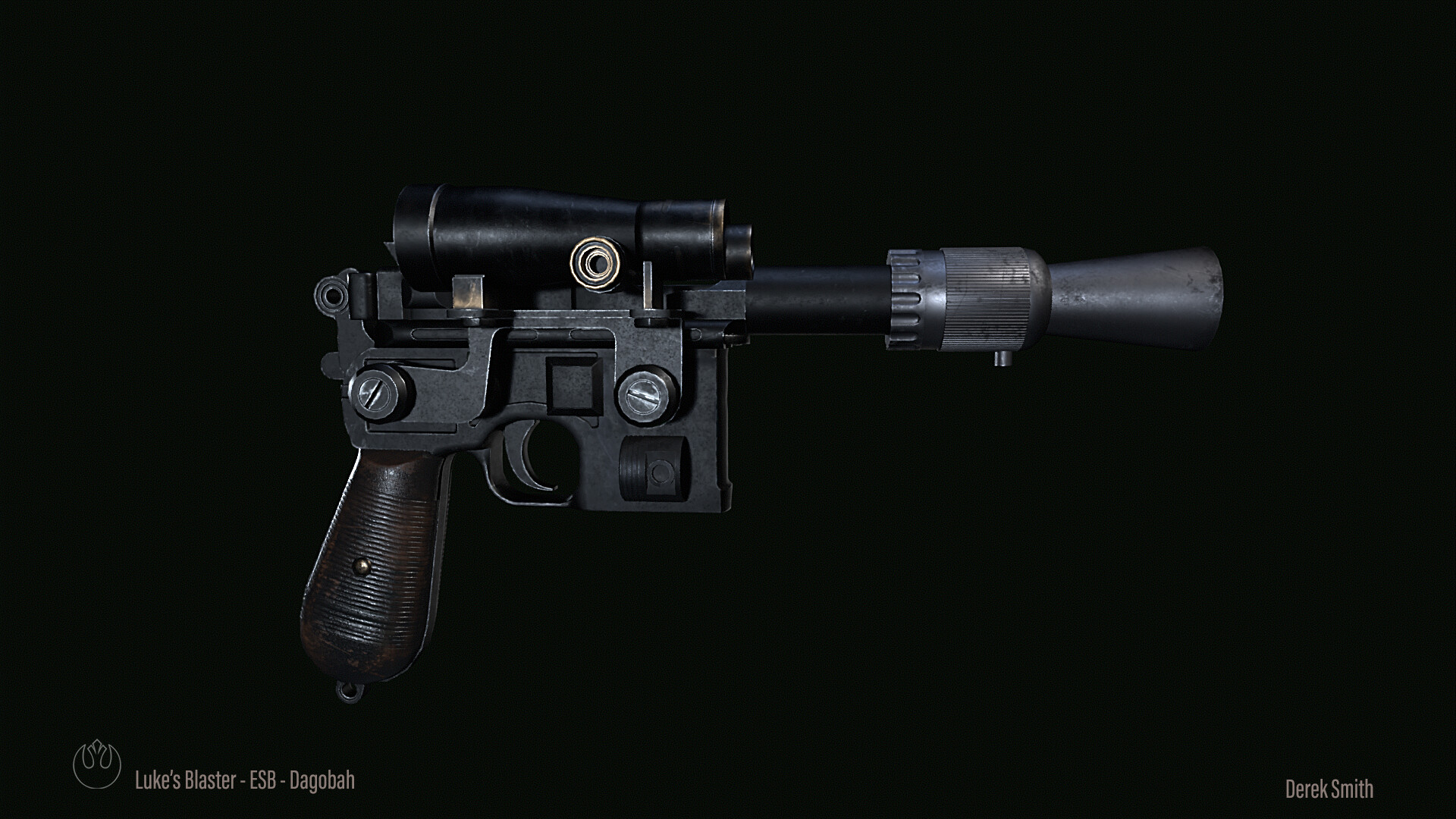 ArtStation - Luke Props - ESB Dagobah Blaster