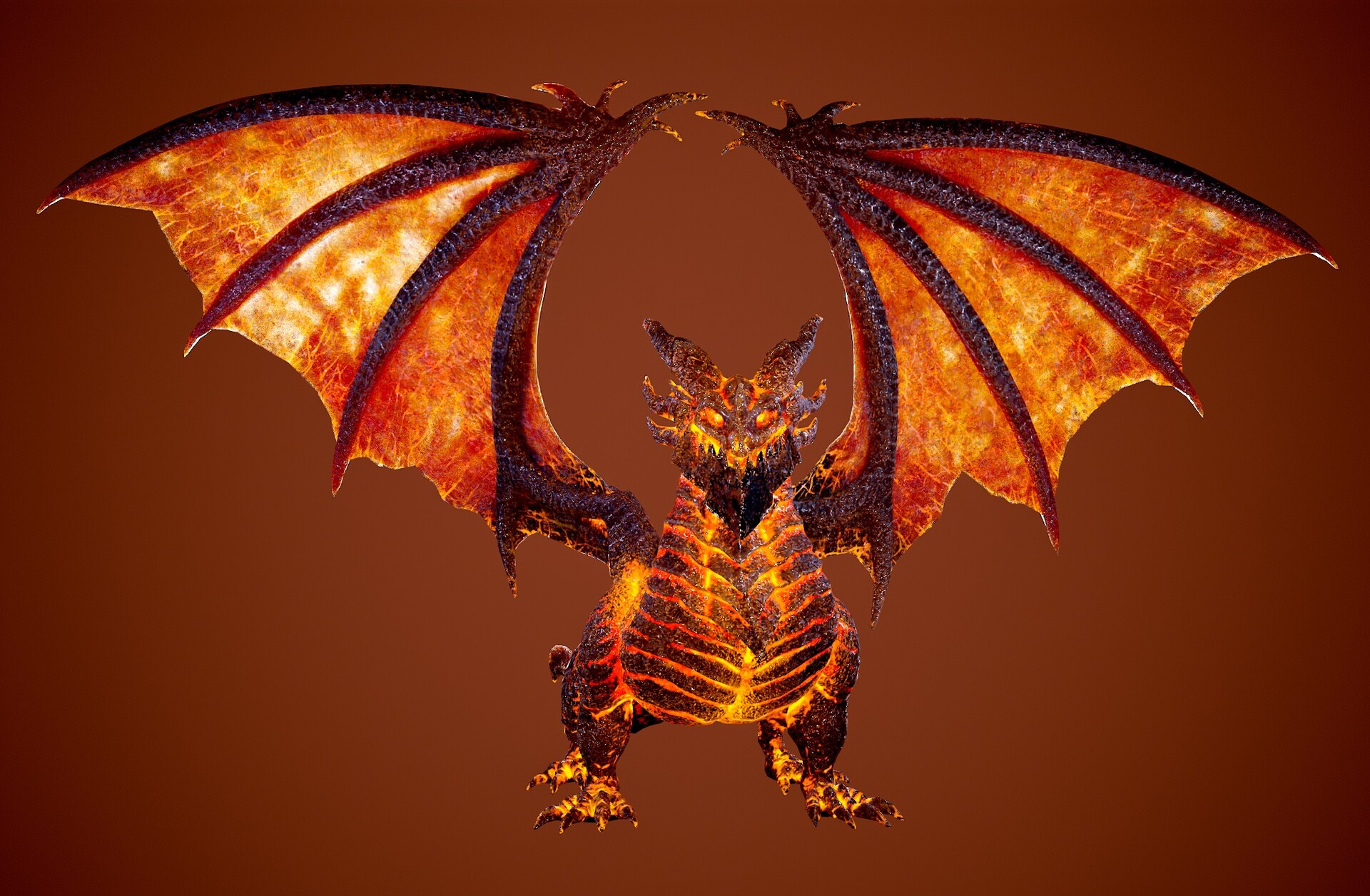 ArtStation - Deathwing the Destroyer Low Poly