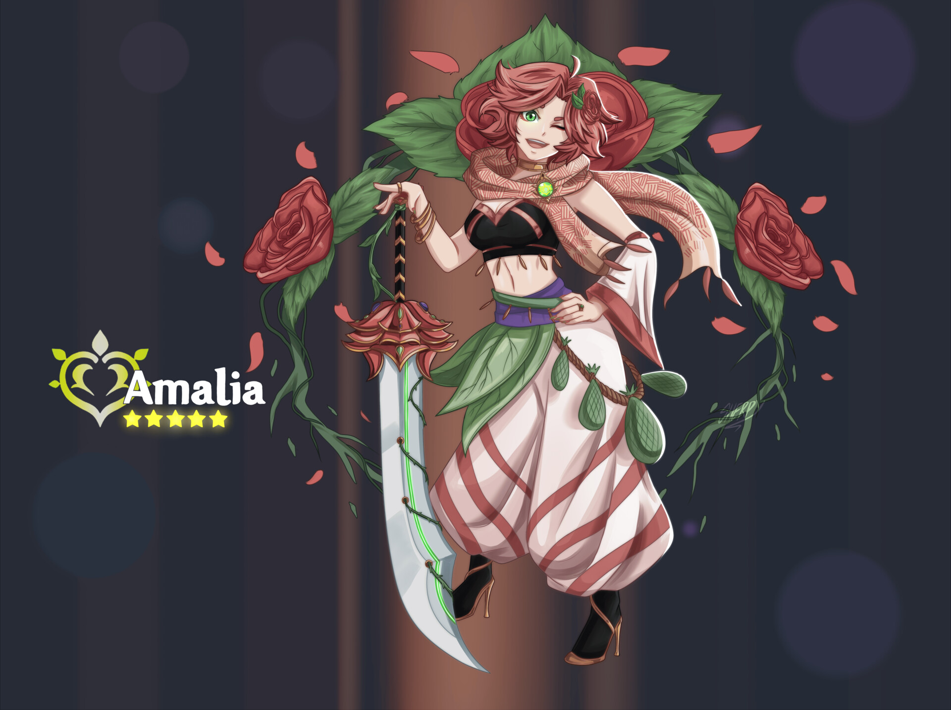 ArtStation - Sumeru's Blooming Flower, Amalia