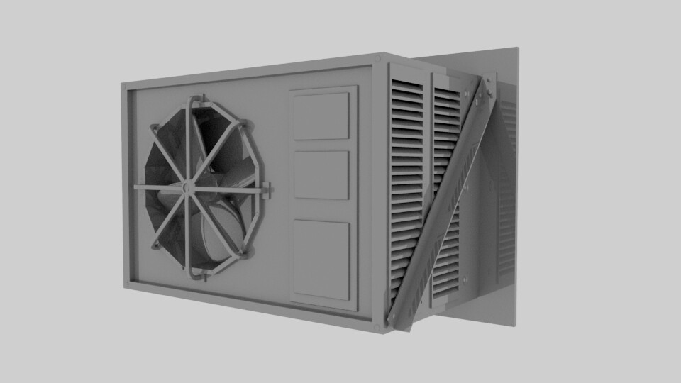 ArtStation - AC Fan | External AC Fan