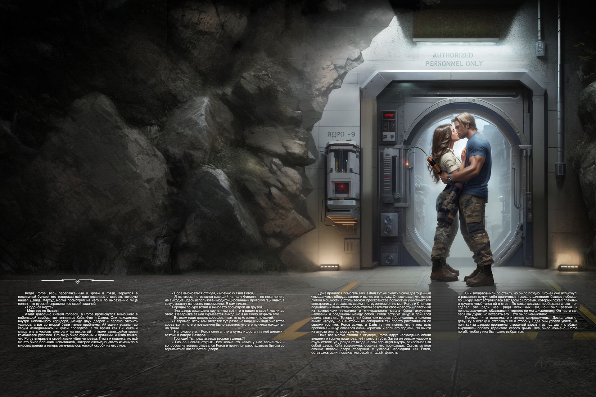 ArtStation - [Graphic novel] SNTR: The final kiss.