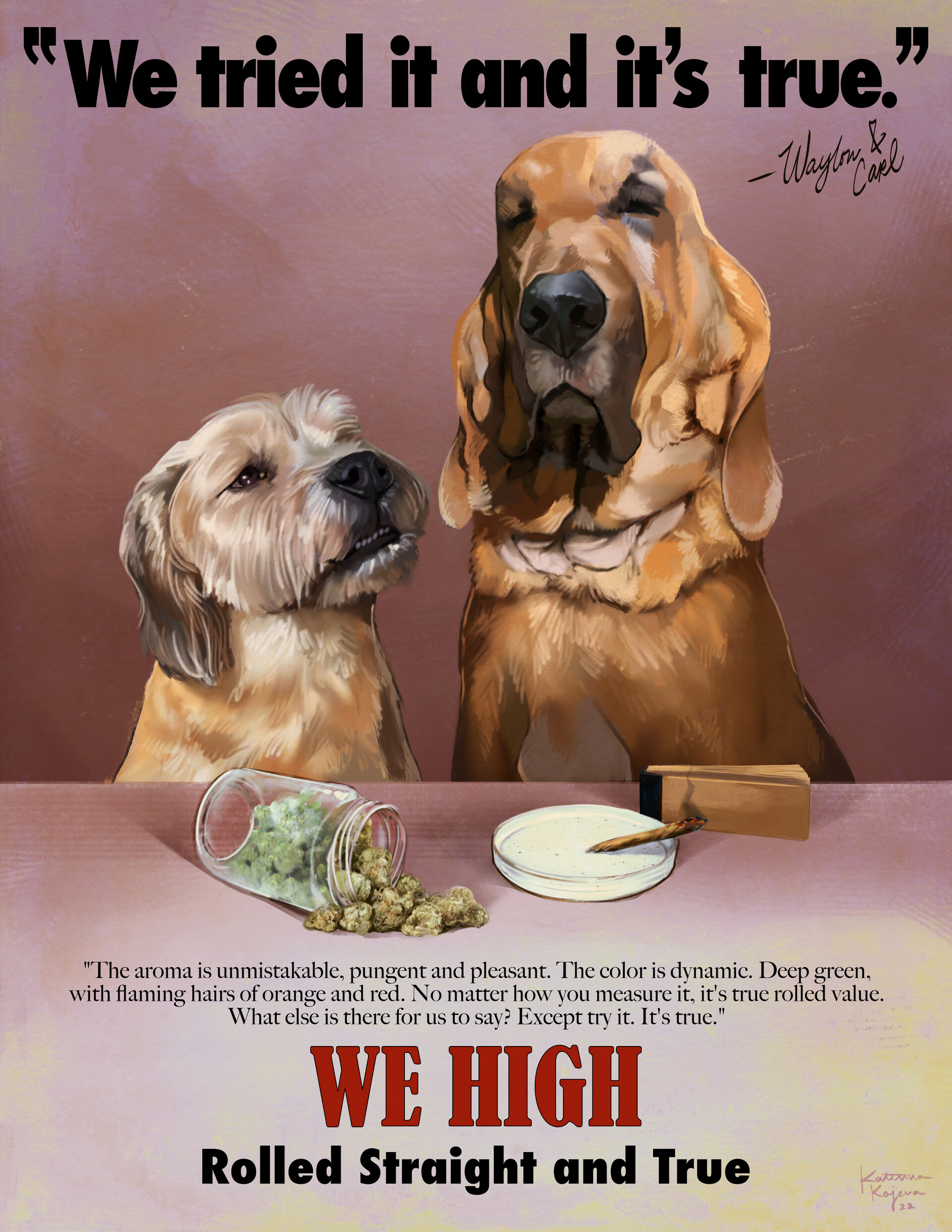 ArtStation - Dog Ad Commission