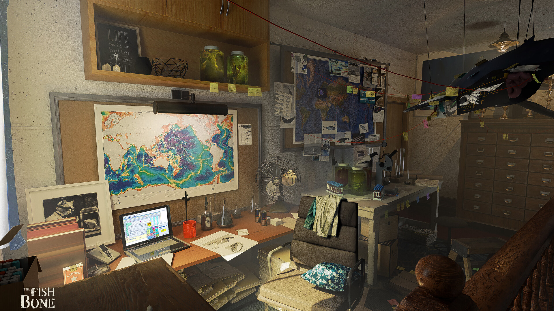 Aidelank - The Fish Bone - Office area design