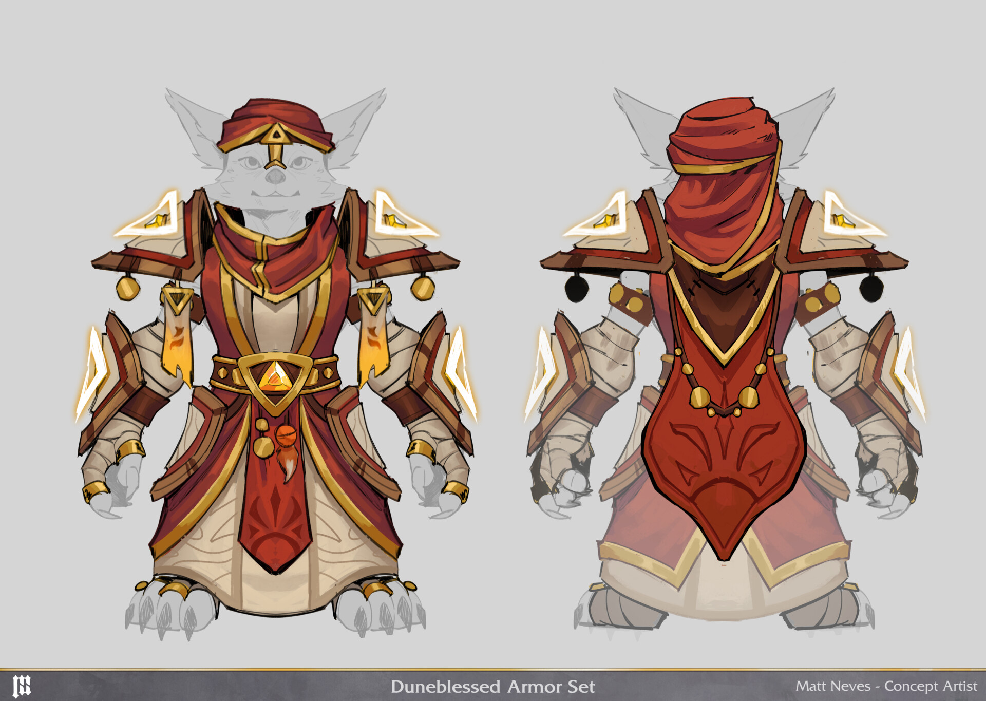 ArtStation - Duneblessed - Armor set commission