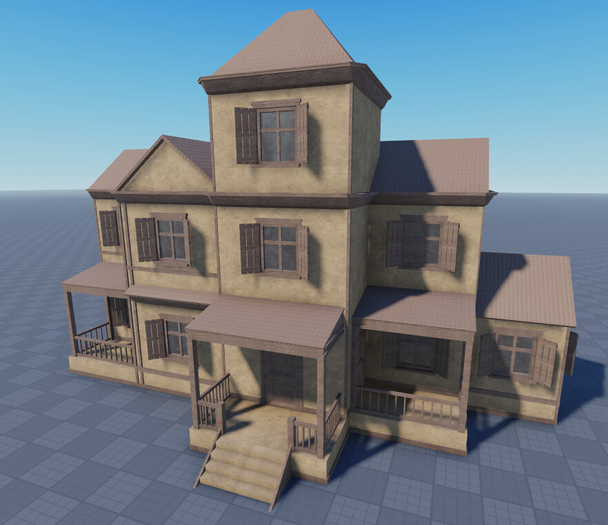ArtStation - Mid Poly House