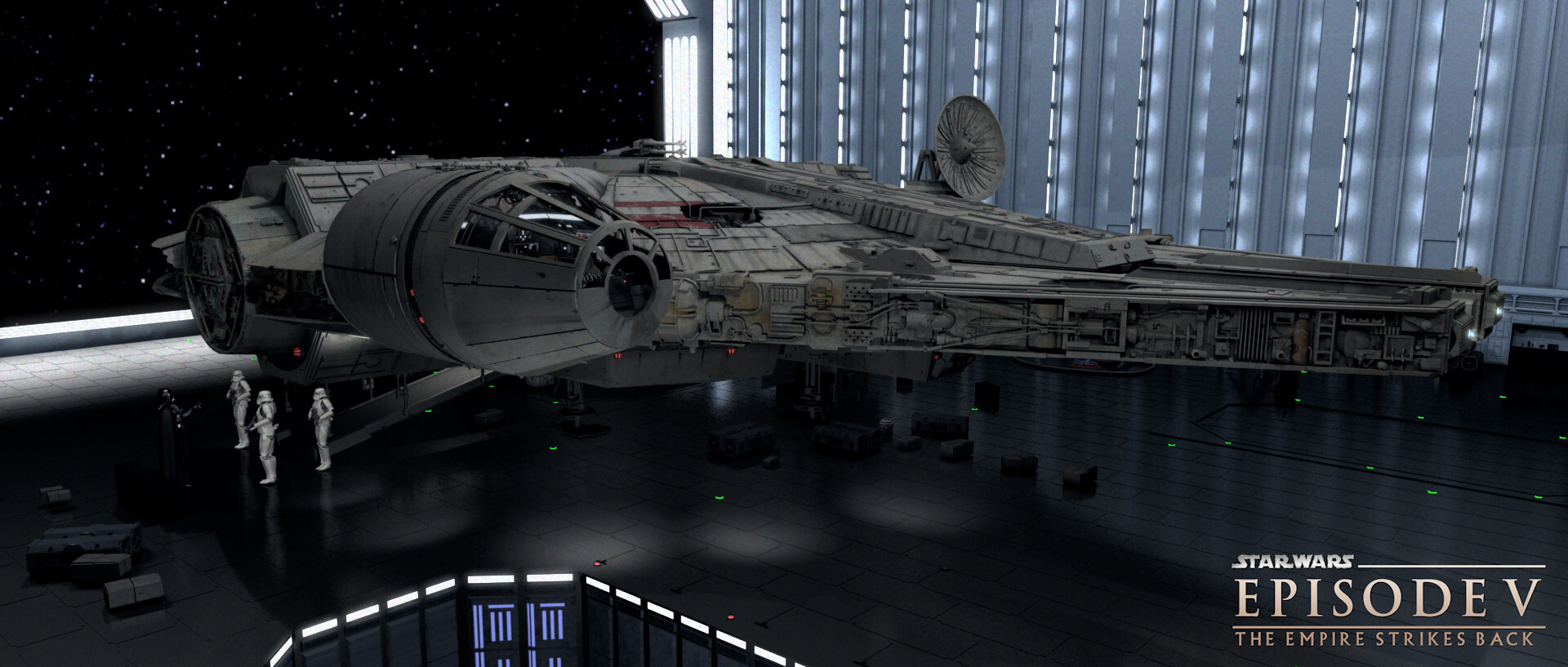 ArtStation - STAR WARS - Millennium Falcon