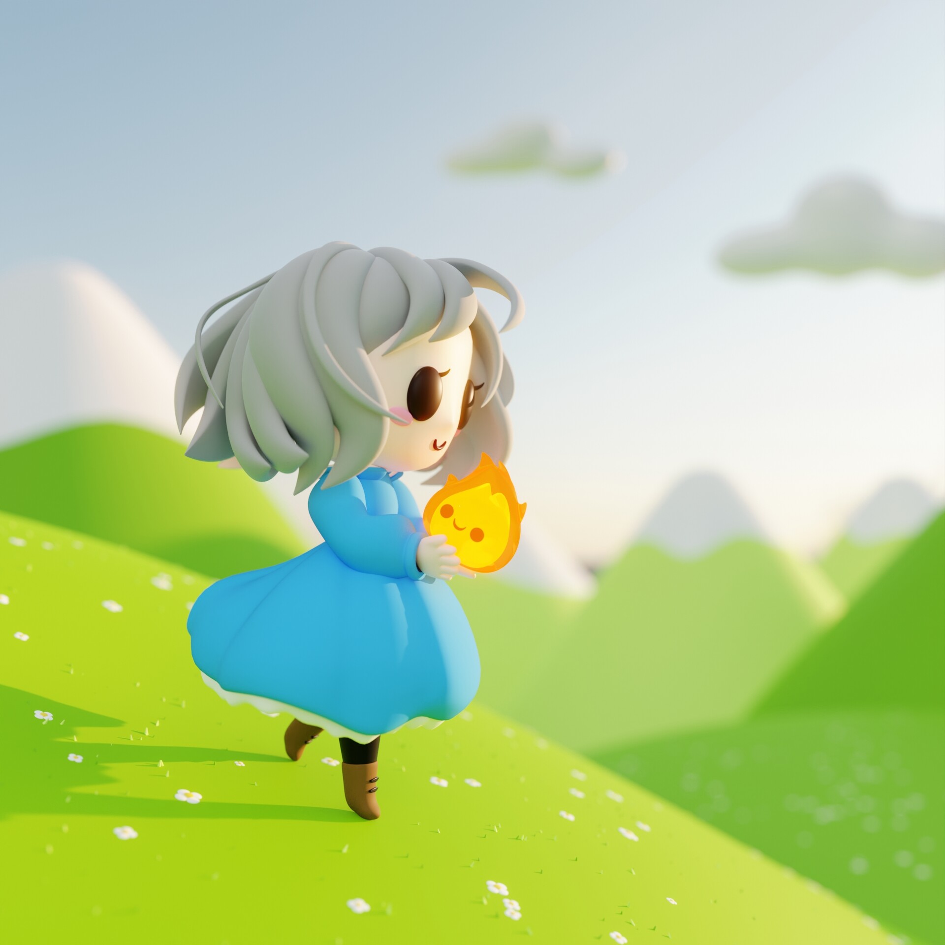 ArtStation - Sophie and Calcifer