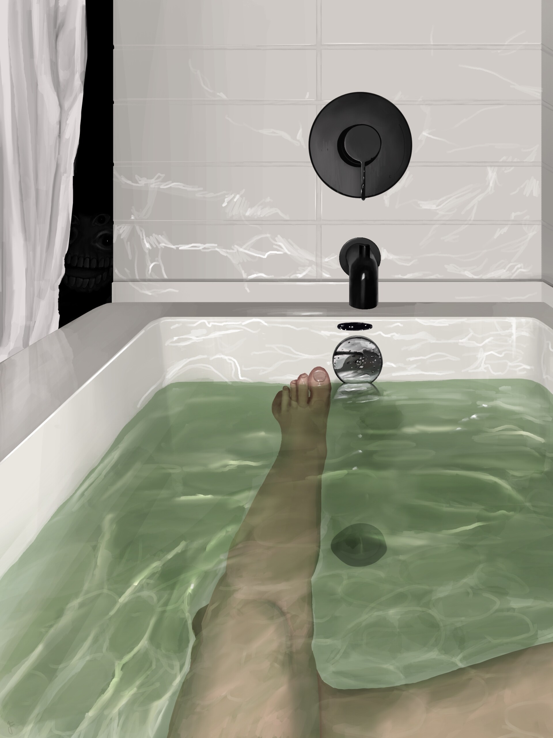 ArtStation - Totally Normal Bath