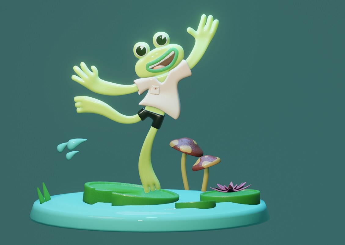 ArtStation - Blender Leap Frog