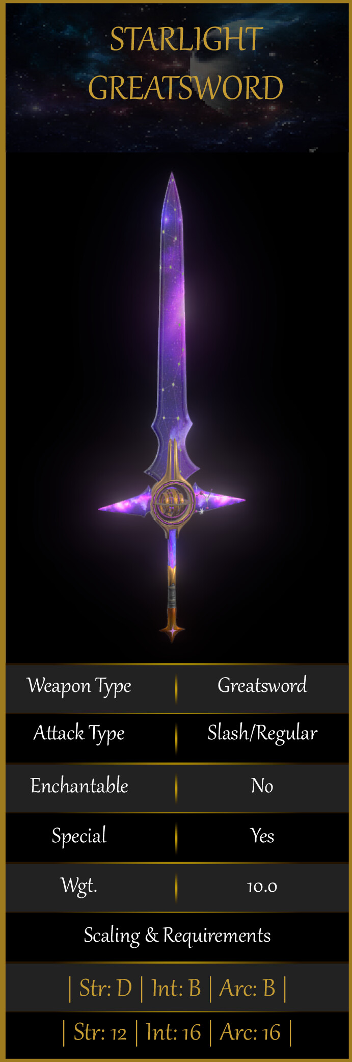 ArtStation - Starlight Greatsword