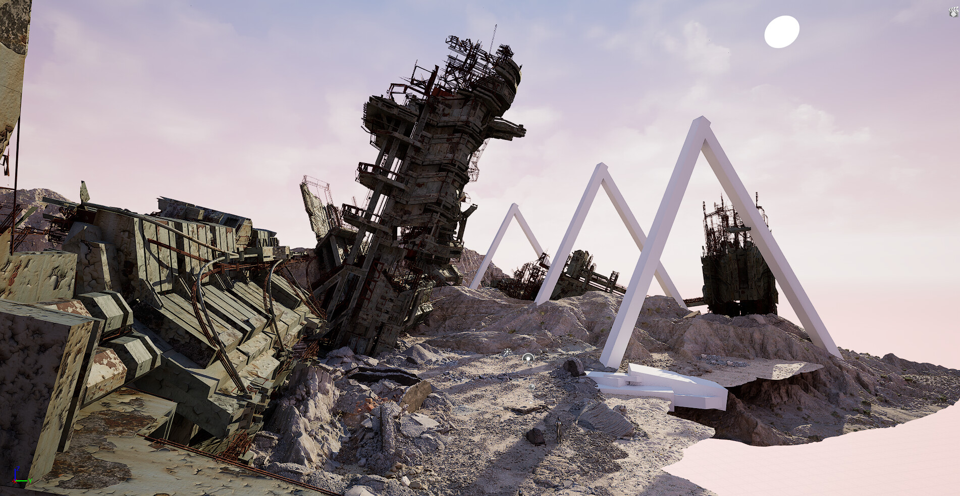 ArtStation - DAY 4 CONTINUED - ADDING DETAIL TO OPENING SCENE/LEVEL