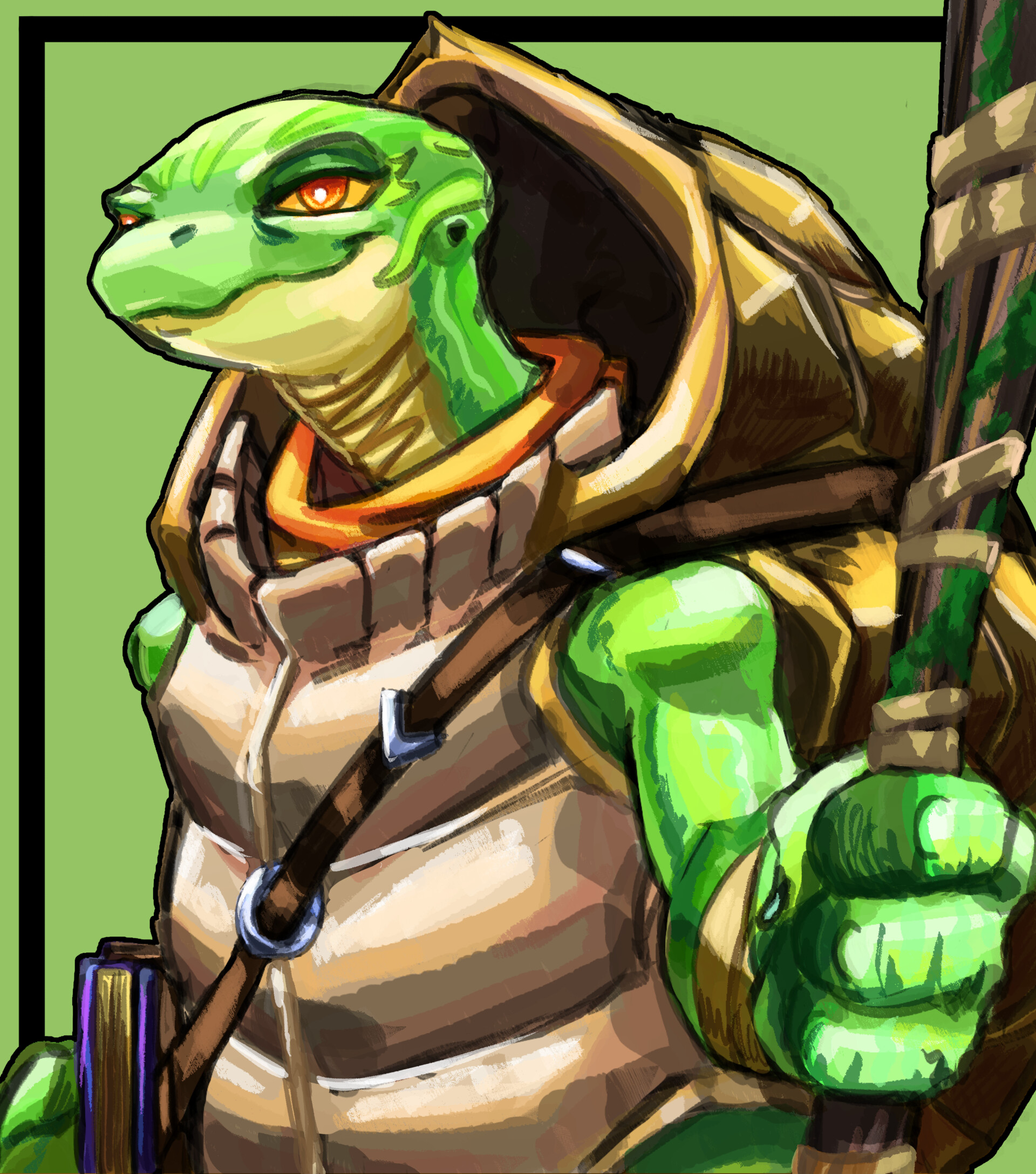 ArtStation - Tortle dnd character design