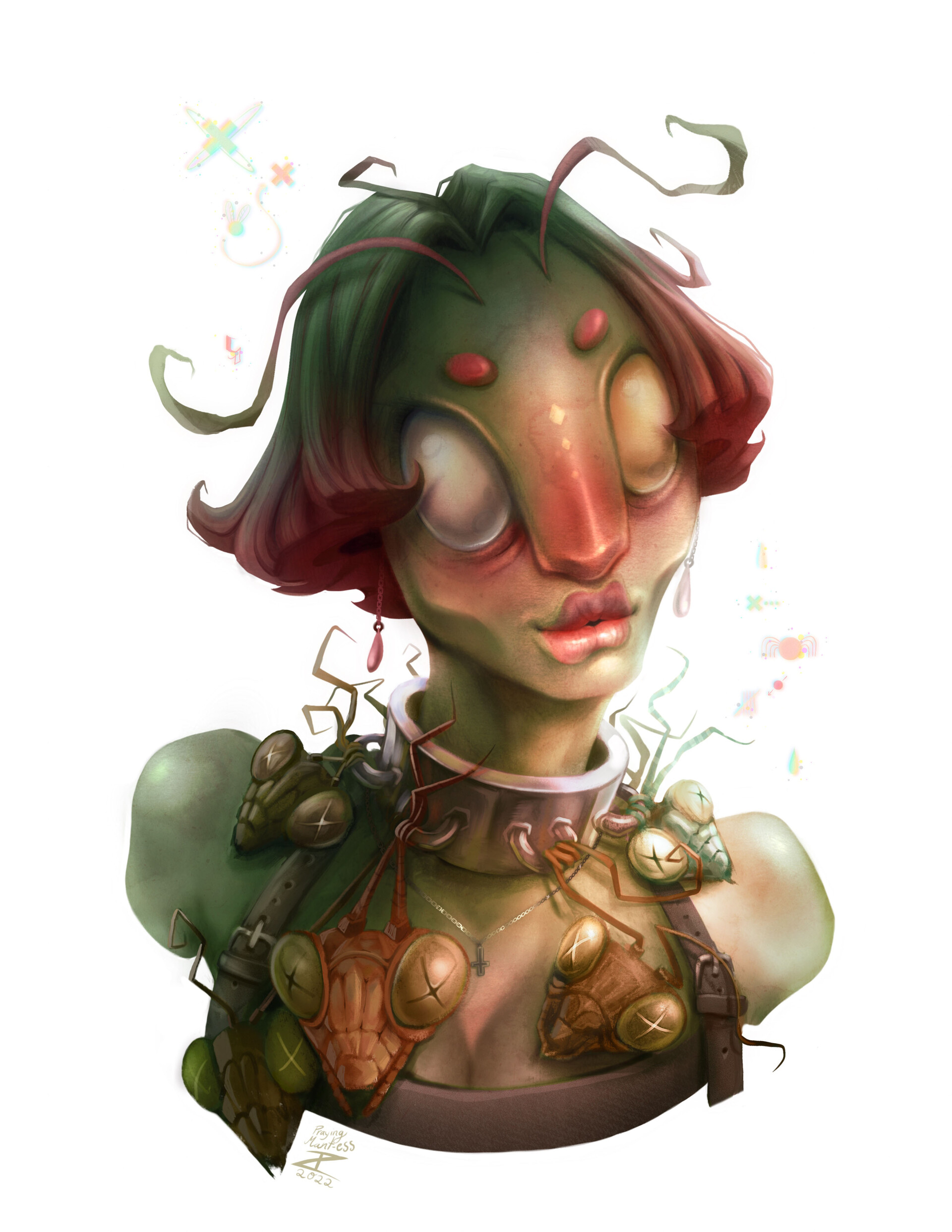 ArtStation - Praying Mant-ess