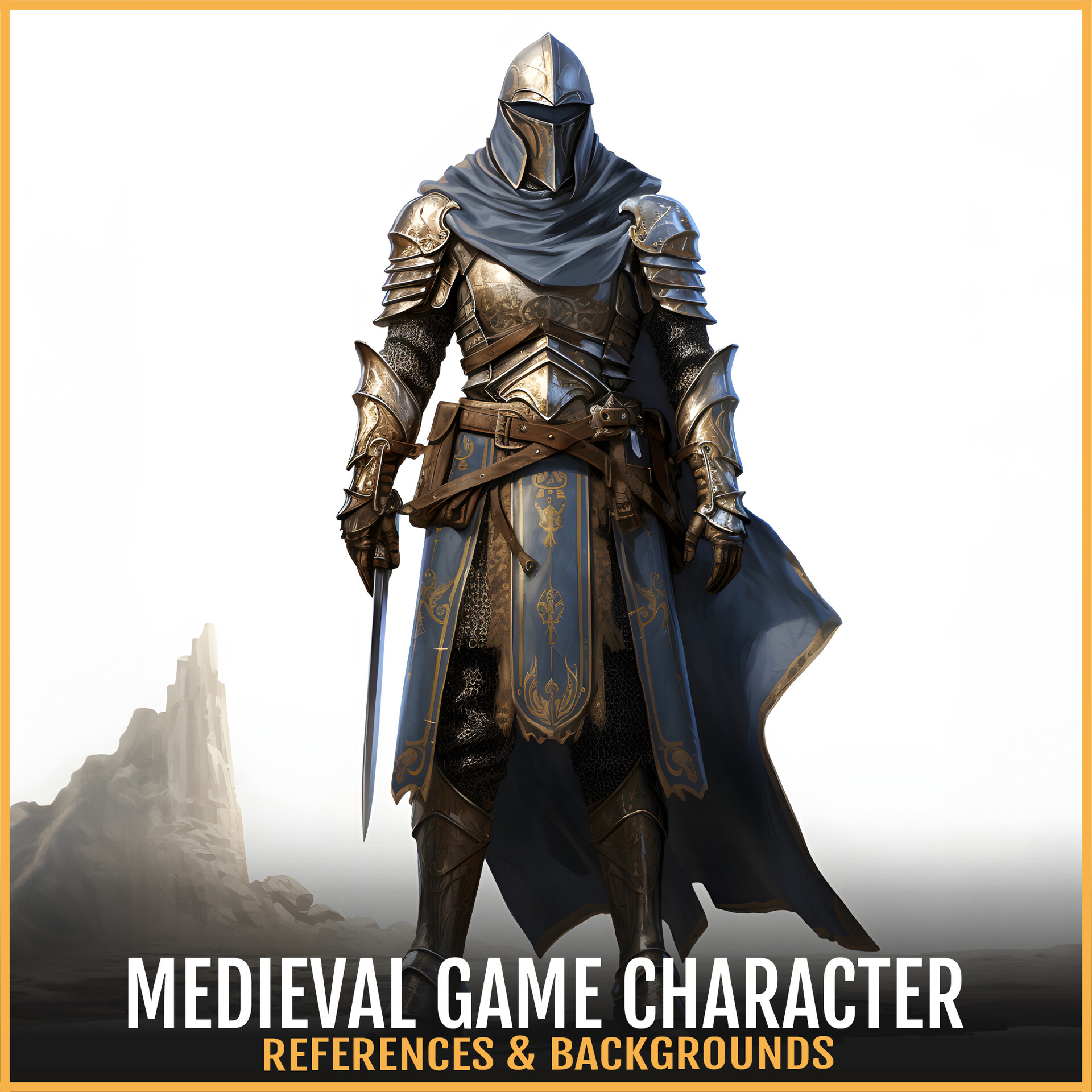 ArtStation - 303 Medieval Warrior Game Character