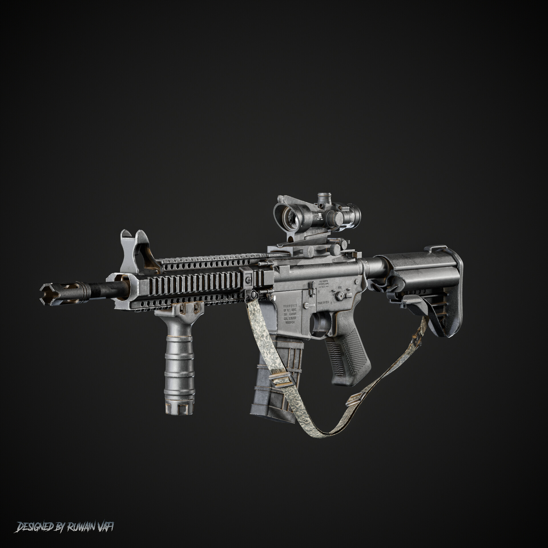 ArtStation - M4A1/4x