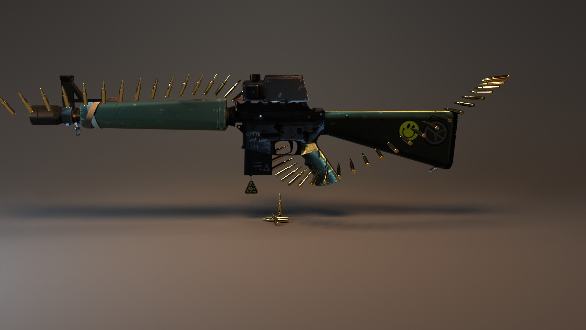 M16 Rifle Desktop Wallpaper ArtStation M16 Rifle Design