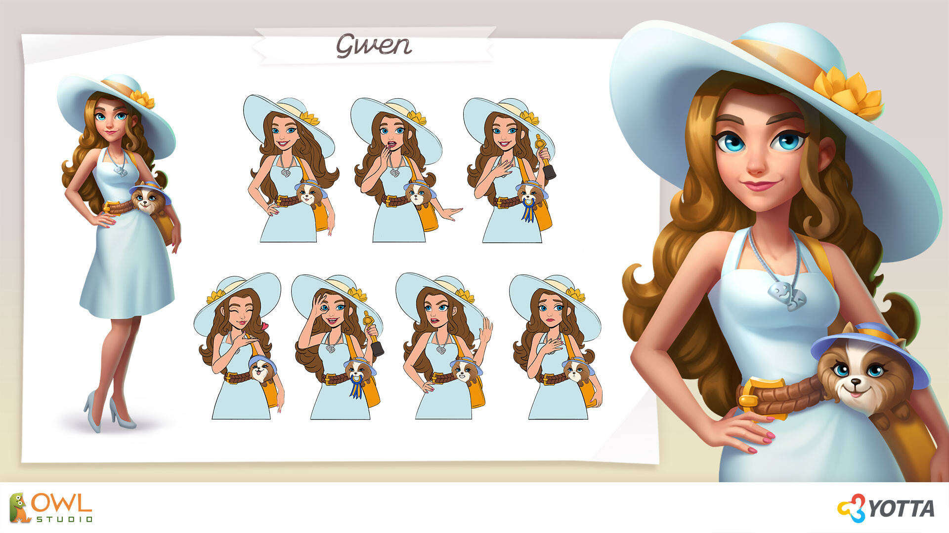 OWL Studio - Cartoon characters and emotions - Part 1