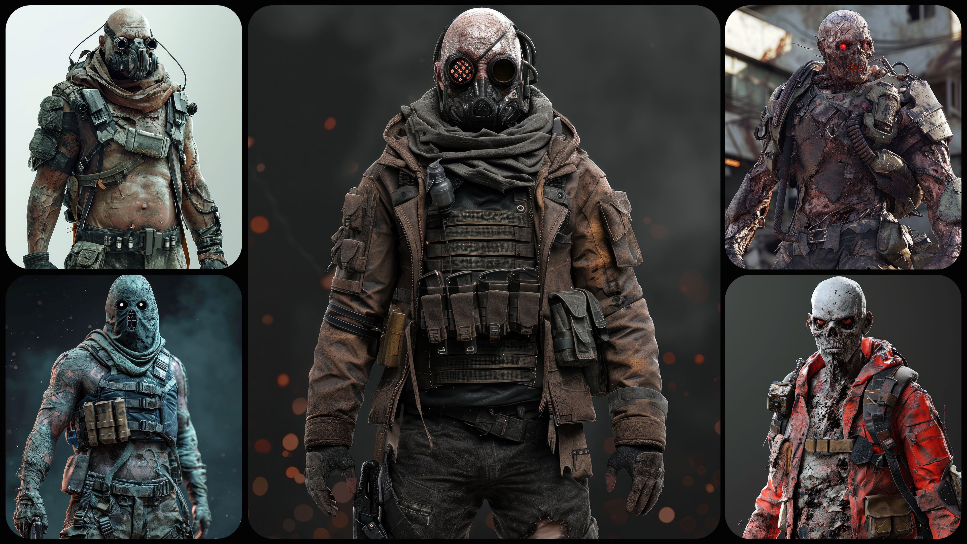 Ferial Studio - 🔹230 Apocalypse Character Reference Image Pack v.3 |4K|